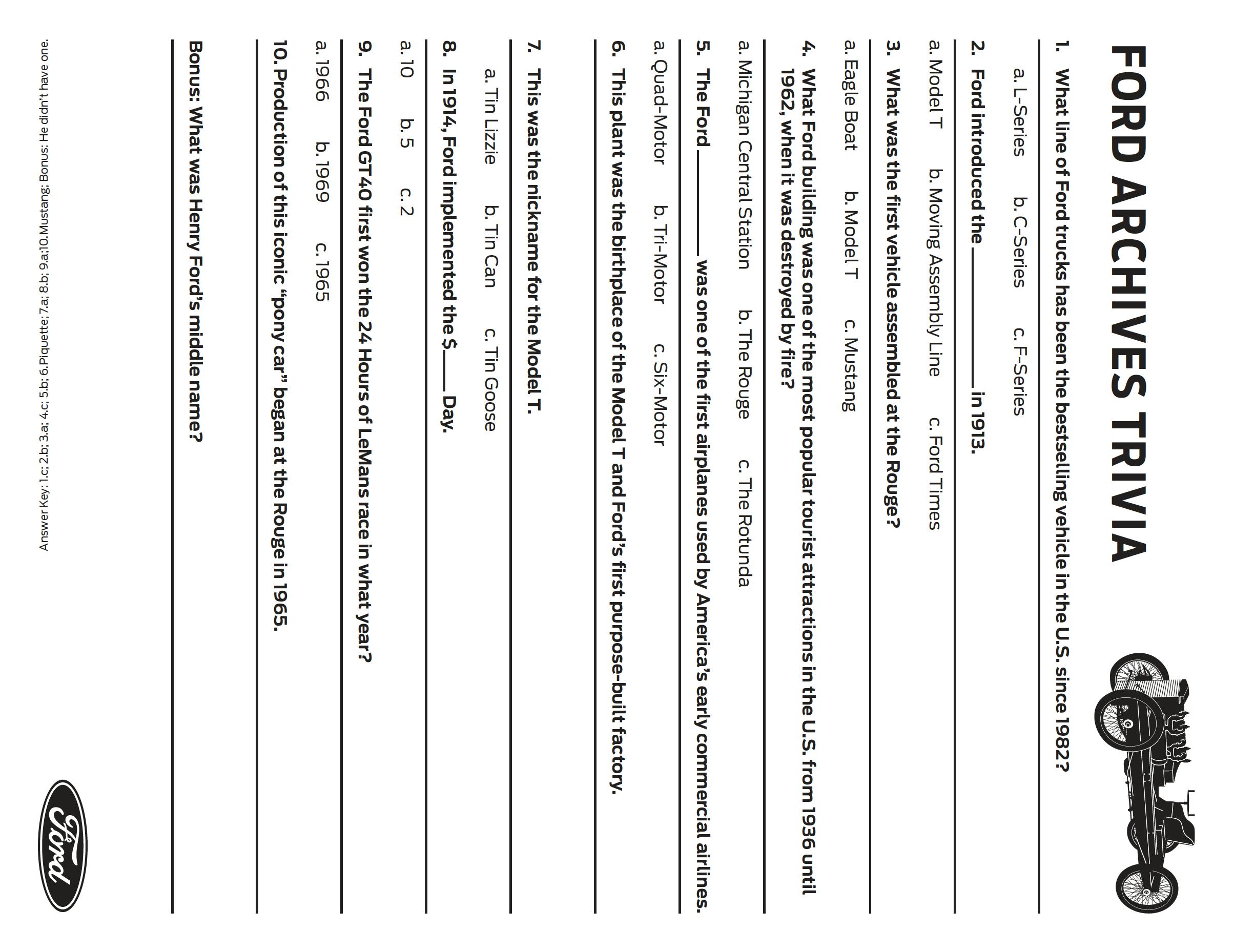 Enjoy these car-focused paper crafts from Ford and Infiniti - Hagerty Media