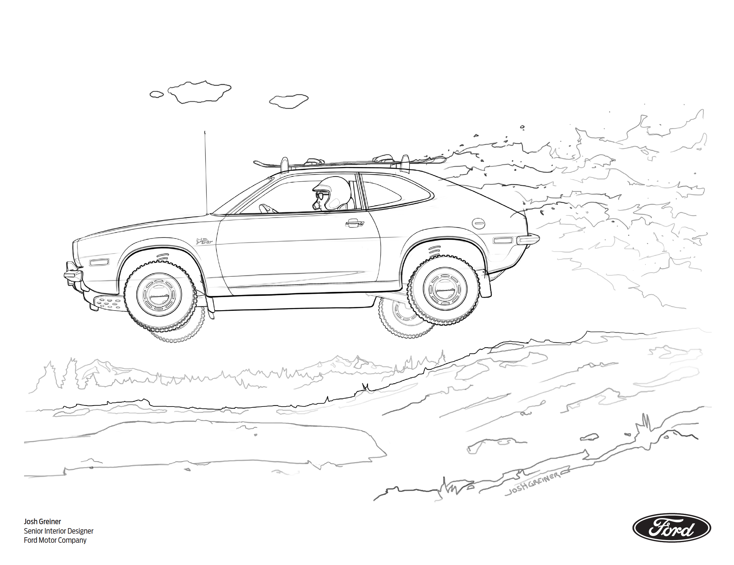 Enjoy these car-focused paper crafts from Ford and Infiniti - Hagerty Media