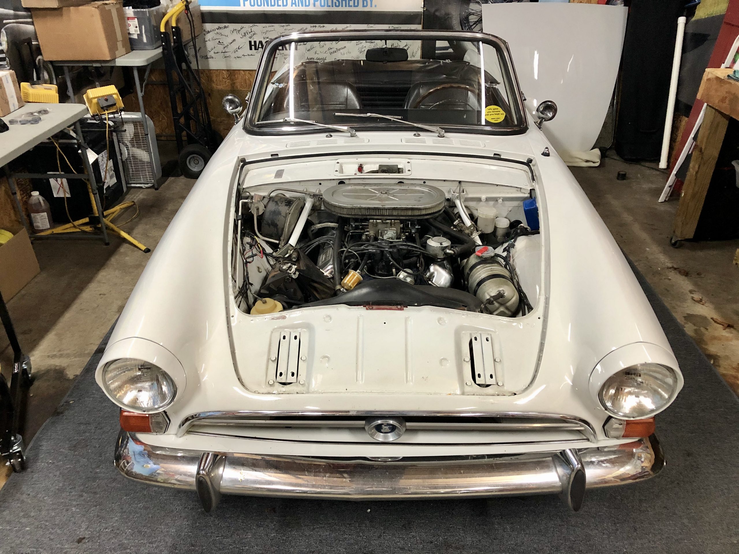 Ford 289 HiPo V-8 engine swap project | Brad the Sunbeam Tiger king ...