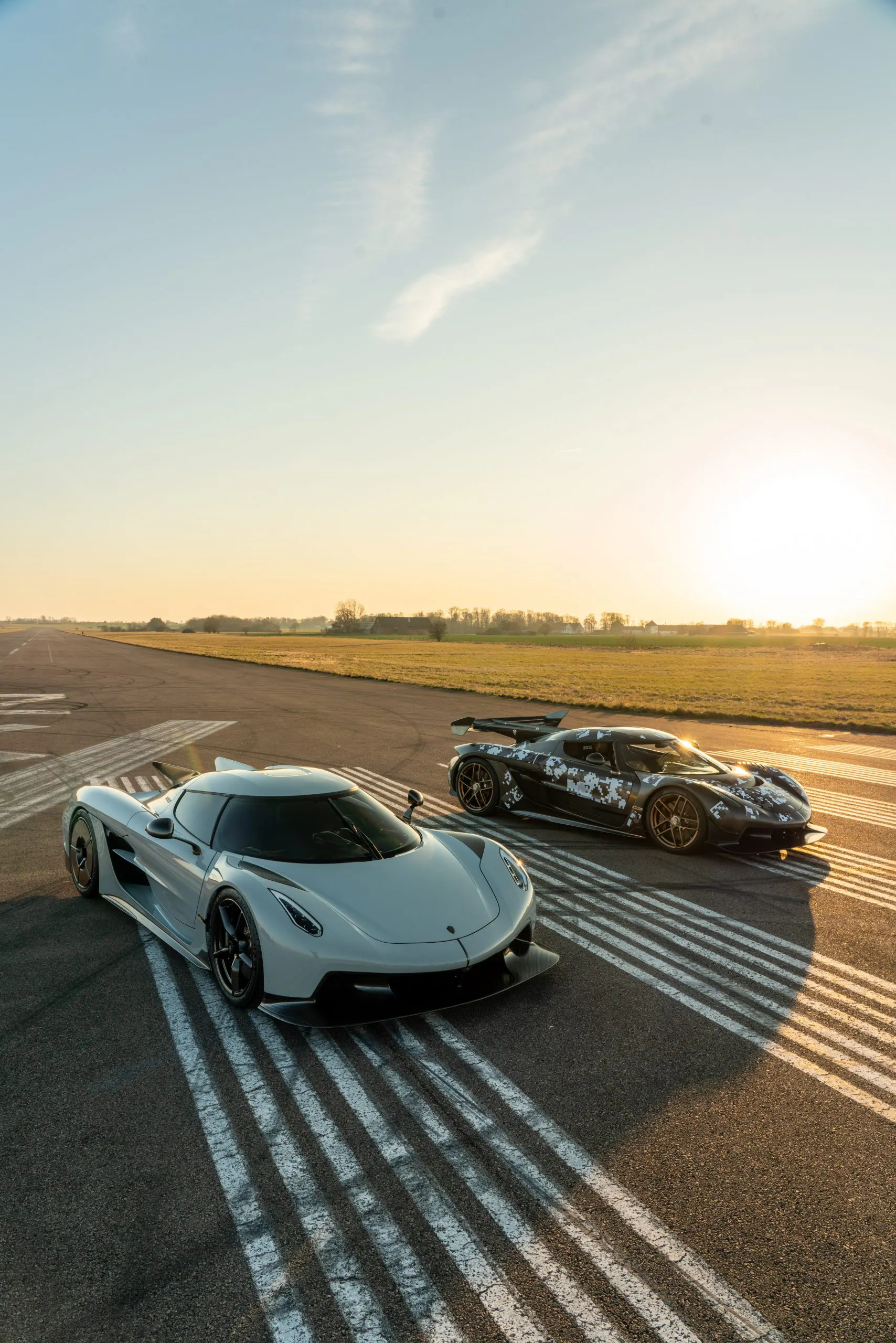 Check out all three new Koenigseggs out in the sunshine - Hagerty Media