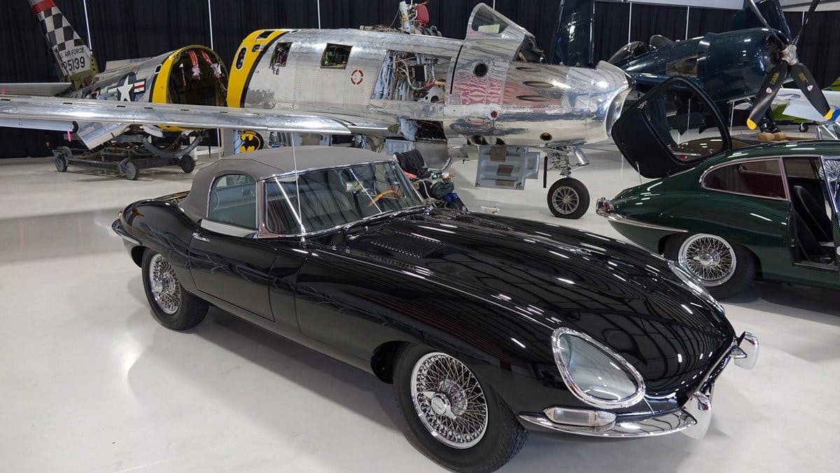 Tour this vintage racer's stunning Jaguar (and muscle car) collection ...