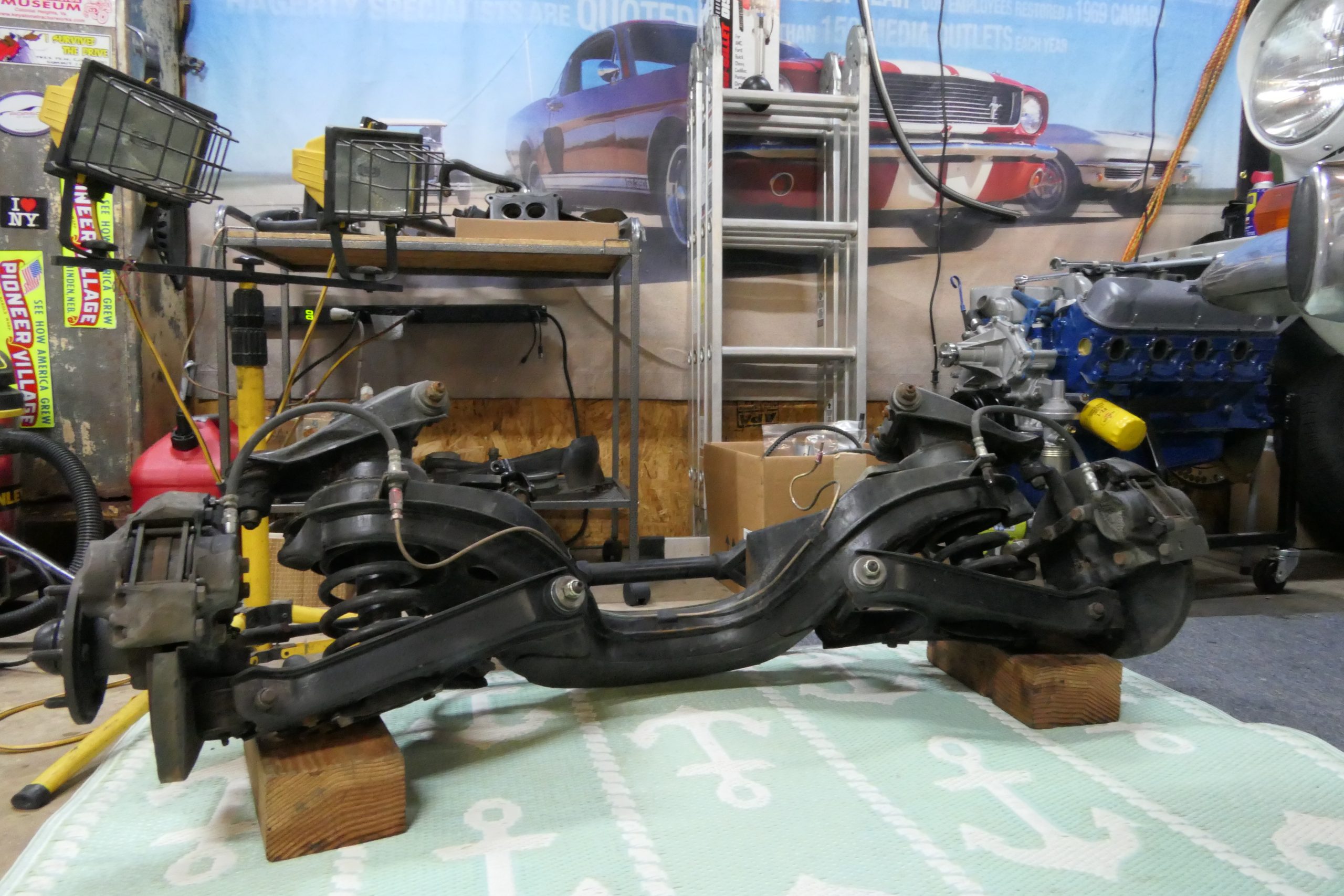 Front subframe removal goes mostly according to plan | Sunbeam Tiger ...