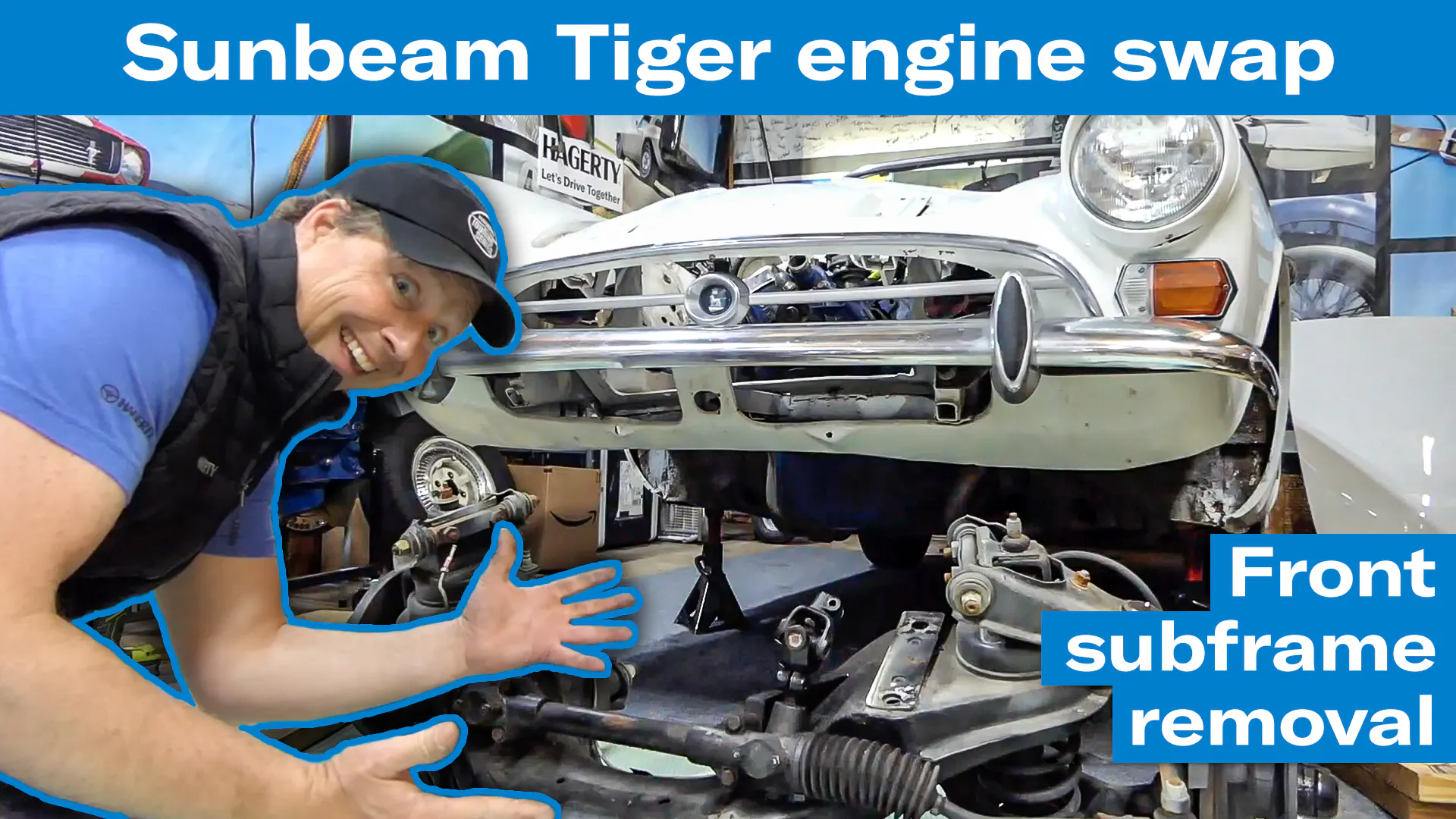 Front subframe removal goes mostly according to plan | Sunbeam Tiger ...