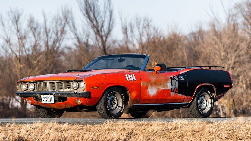 Rare unrestored ’Cuda convertible wears its age proudly - Hagerty Media