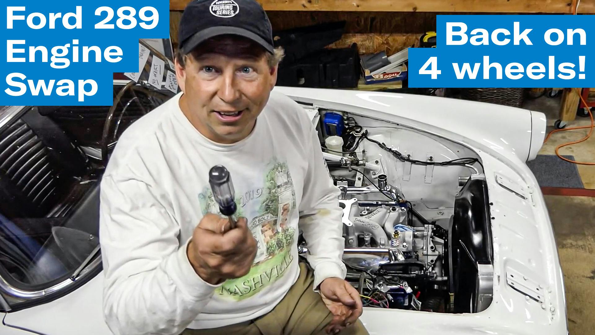 Wheels on the Ground | Sunbeam Tiger engine swap project - Ep. 9 ...