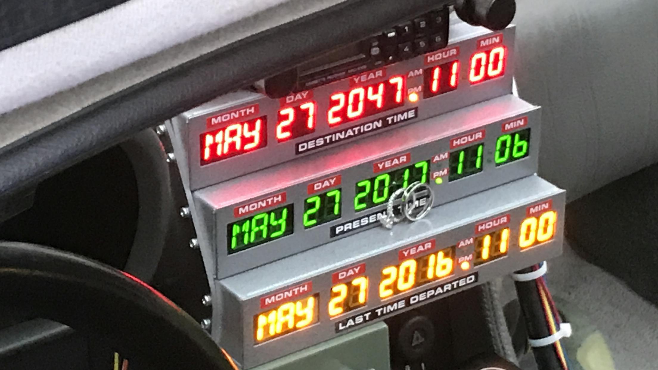 Best dad ever? Homegrown DeLorean "Time Machine" makes 6-year-old's ...