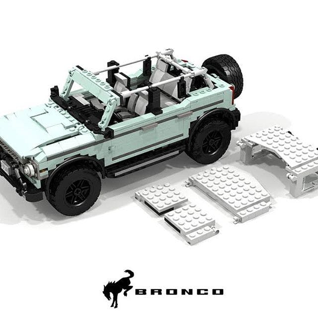 Ford engineer builds a brilliant Lego Bronco - Hagerty Media
