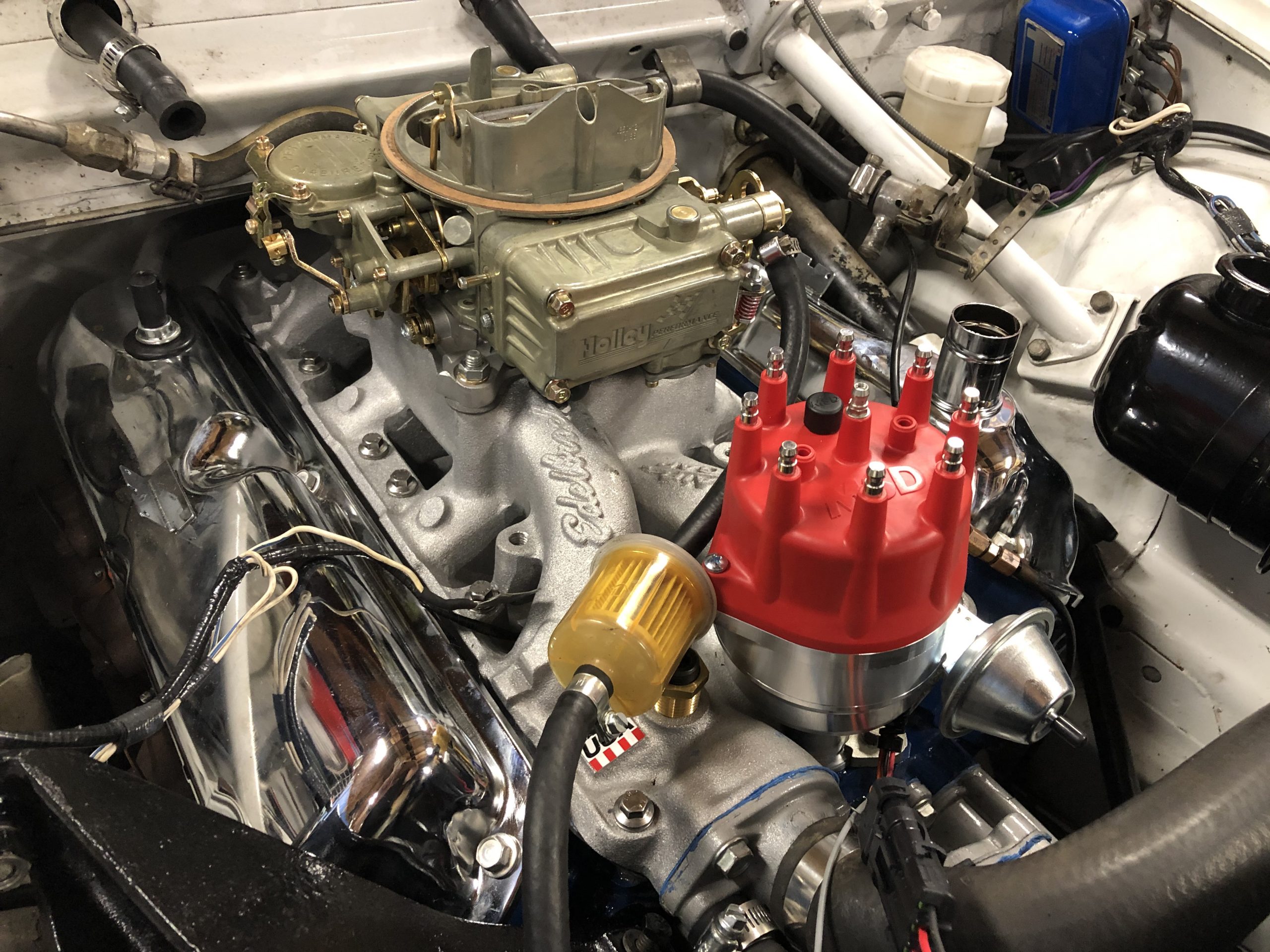 Carb, distributor, and other top-side bits | Sunbeam Tiger engine swap ...