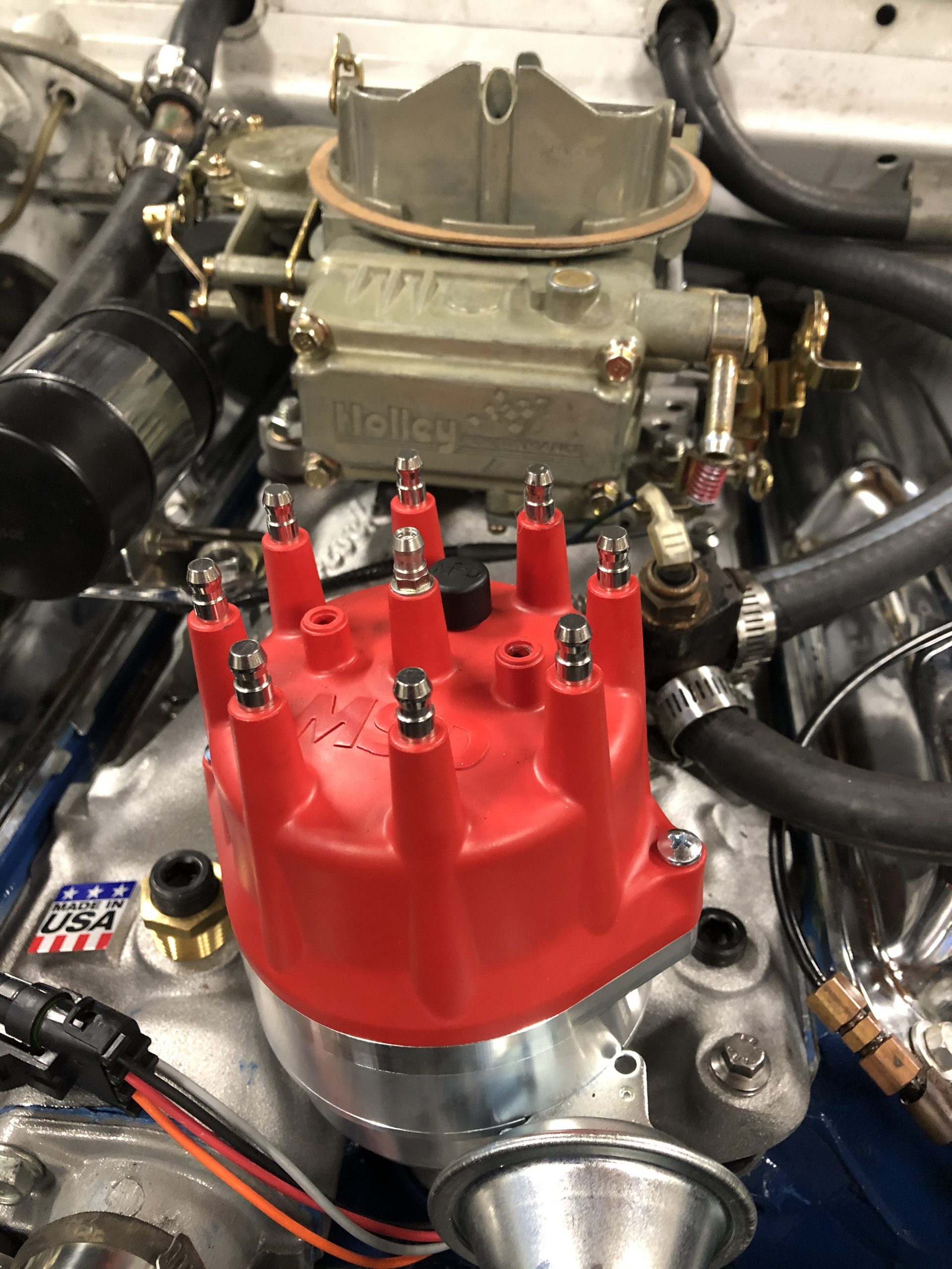 Carb, distributor, and other top-side bits | Sunbeam Tiger engine swap ...