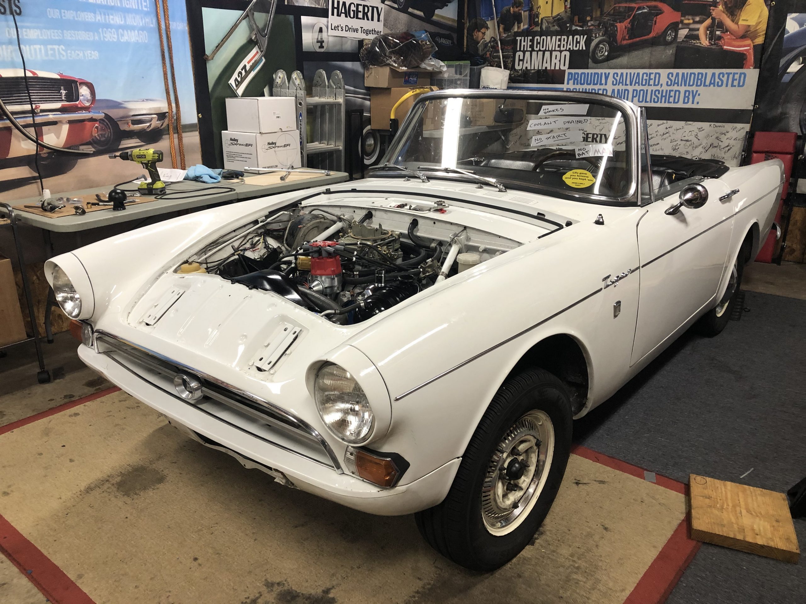 Brad's Ford 289- Wait, it actually runs?! | Sunbeam Tiger engine swap ...