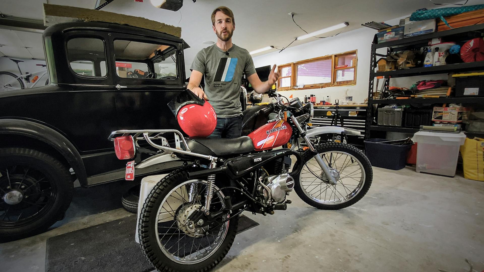 Getting a Kawasaki KE175 street-ready | Kyle's Garage - Ep. 4 - Hagerty ...