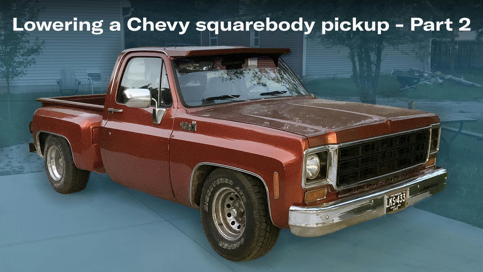 Lowering a Chevy squarebody rear suspension | Kyle's Garage Ep. 9 ...