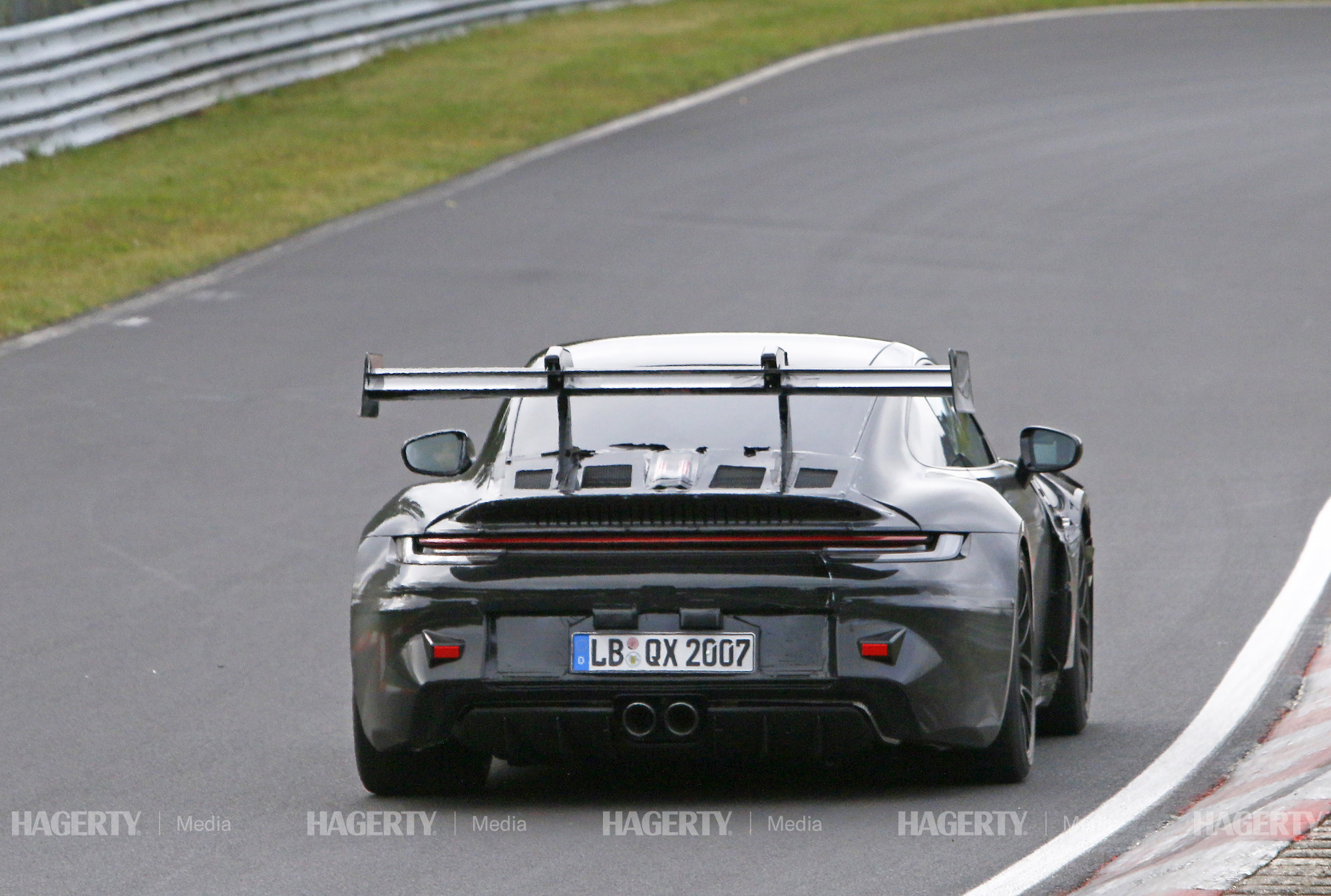 Spied: 992-gen Porsche 911 GT3 RS takes to the ’Ring - Hagerty Media