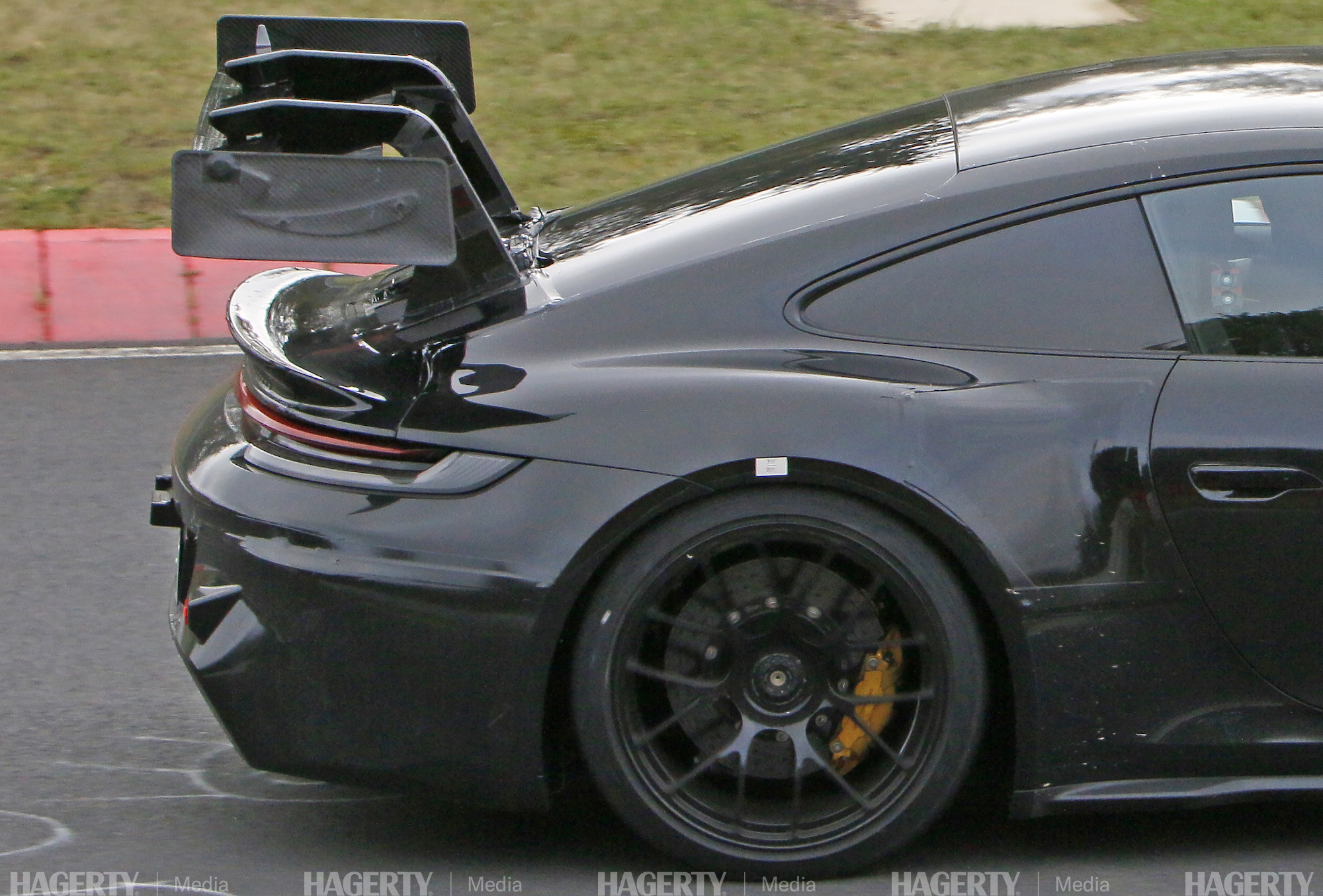 Spied: 992-gen Porsche 911 GT3 RS takes to the ’Ring - Hagerty Media