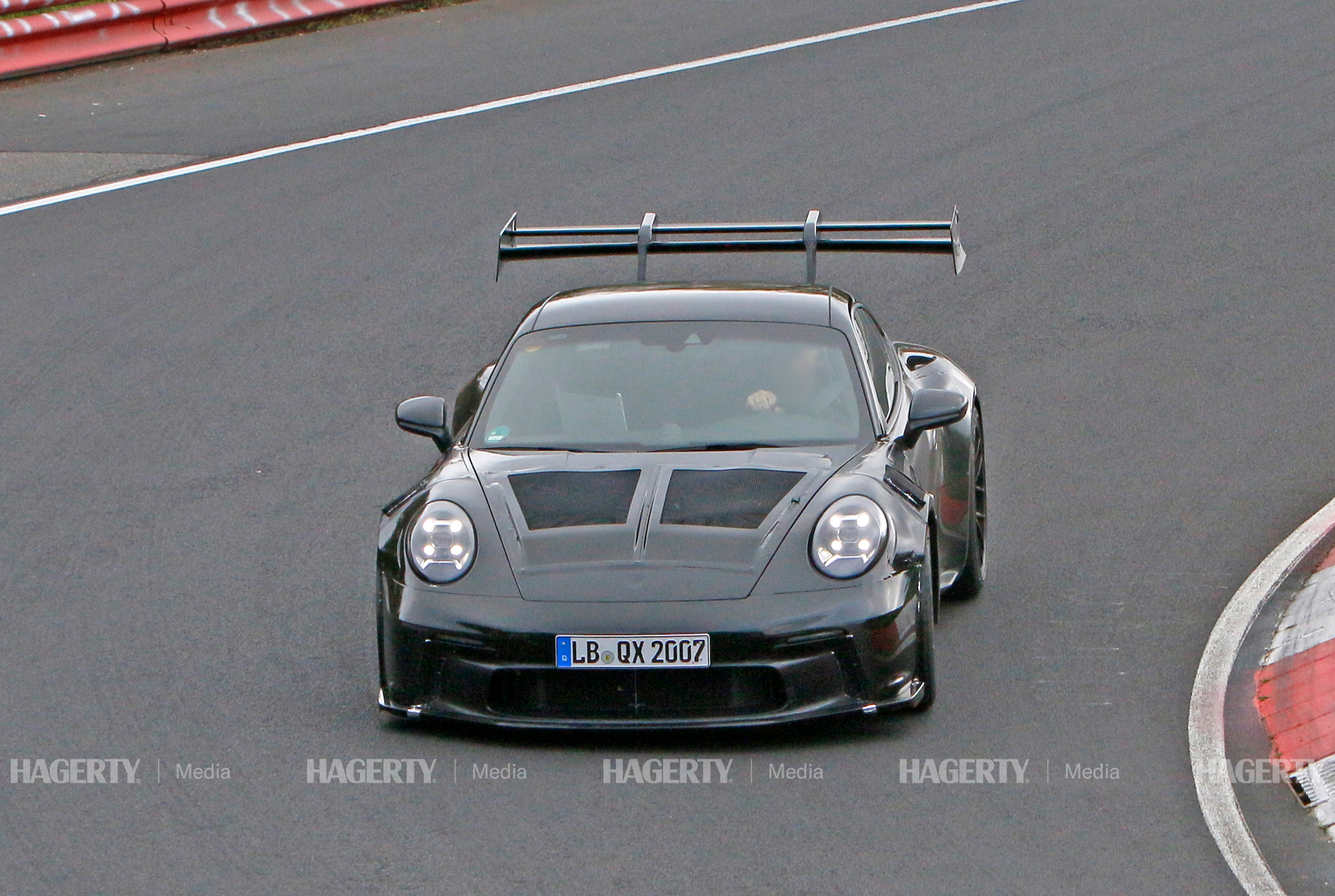 Spied: 992-gen Porsche 911 GT3 RS takes to the ’Ring - Hagerty Media