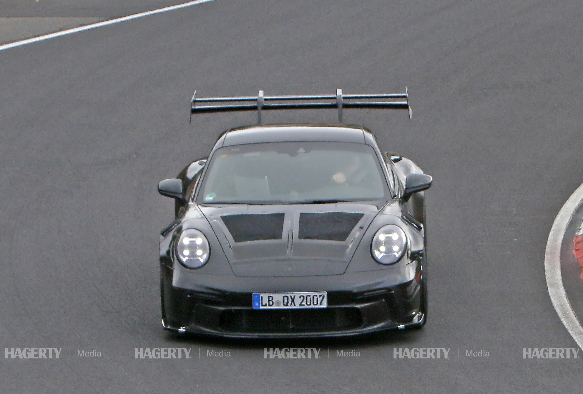 Spied: 992-gen Porsche 911 GT3 RS takes to the ’Ring - Hagerty Media