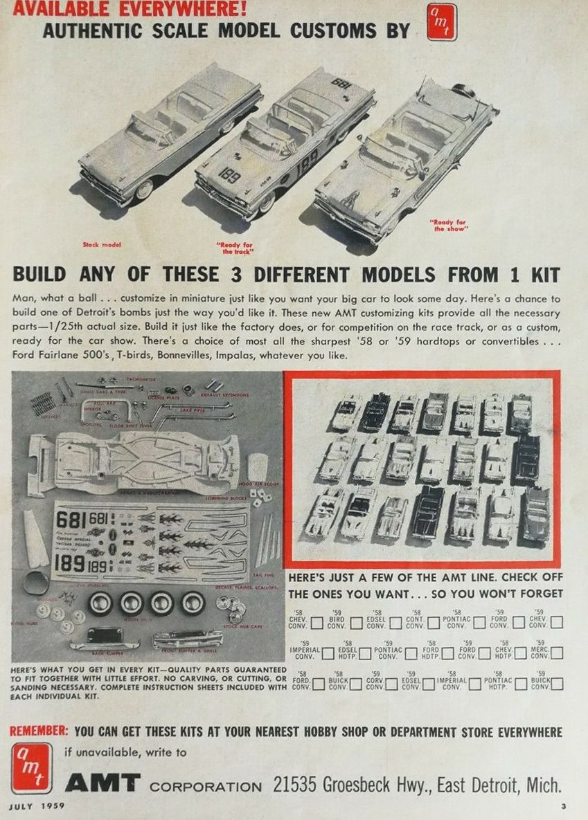 How plastic model cars stoked interest in their real-life peers—and ...