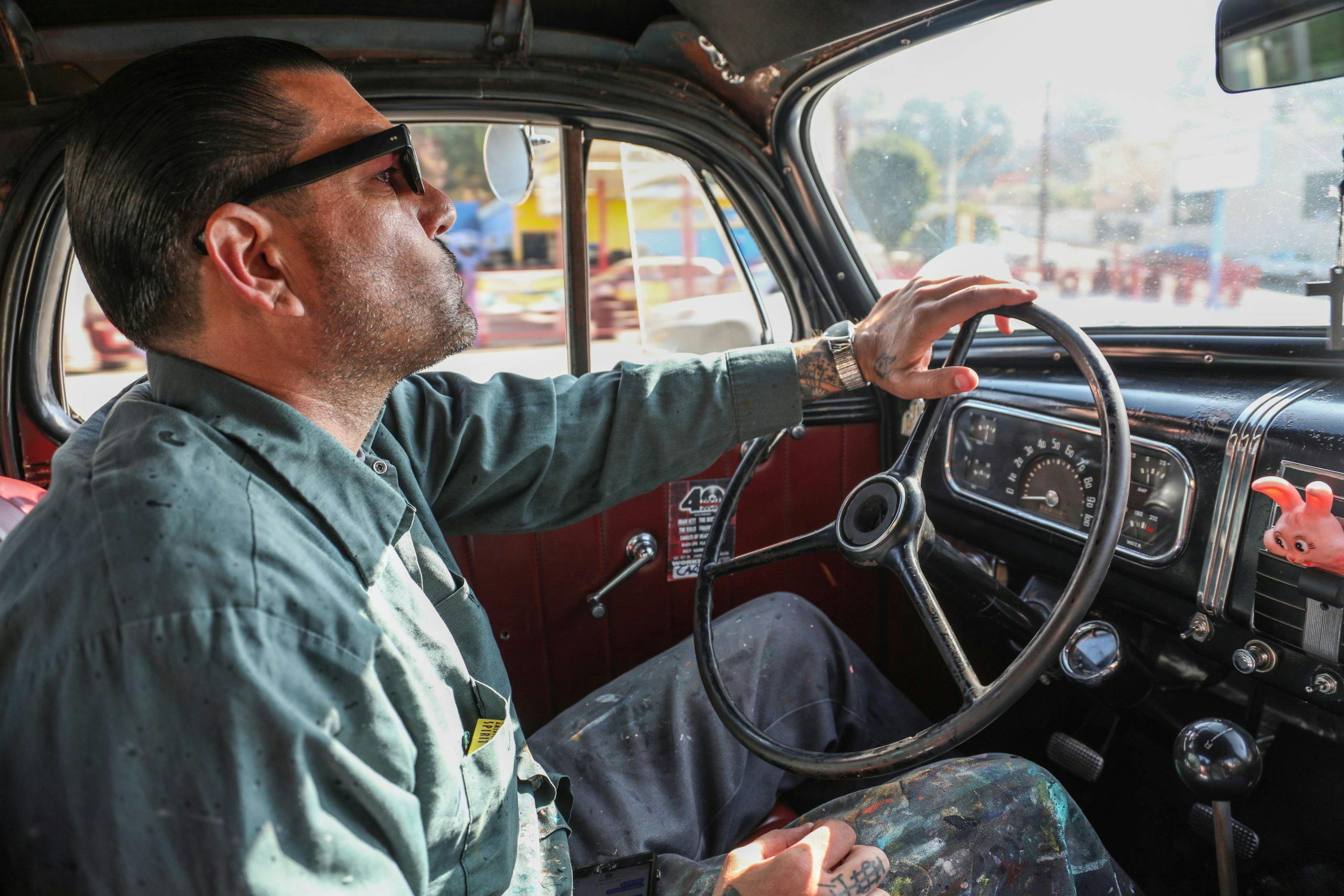 Grounded in the present, this artist builds his hot rods with an eye to ...