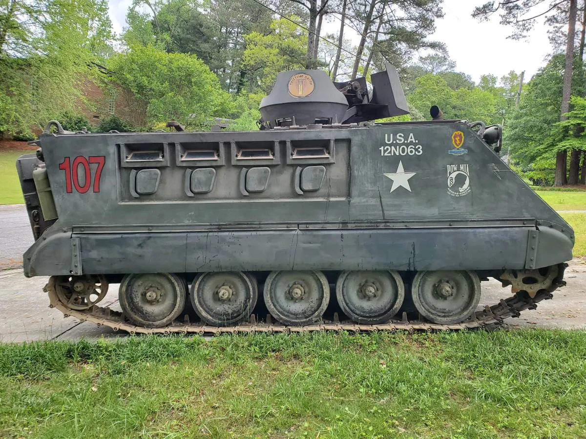 “Spitting Death," a rare 1960s military vehicle, is ready to patrol ...