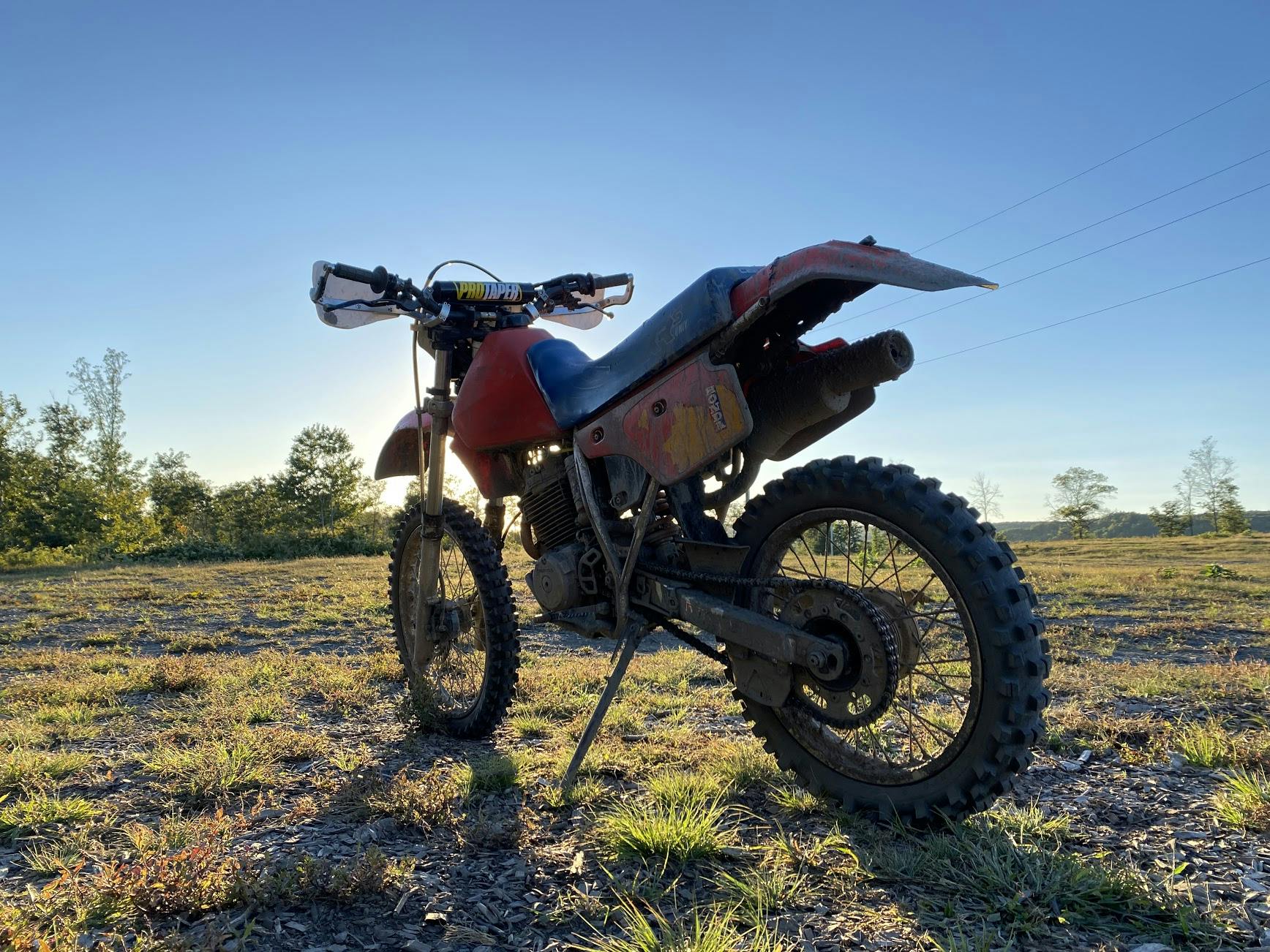 1 tired motorcycle, 1 crazy rider, and 6 different racing disciplines ...