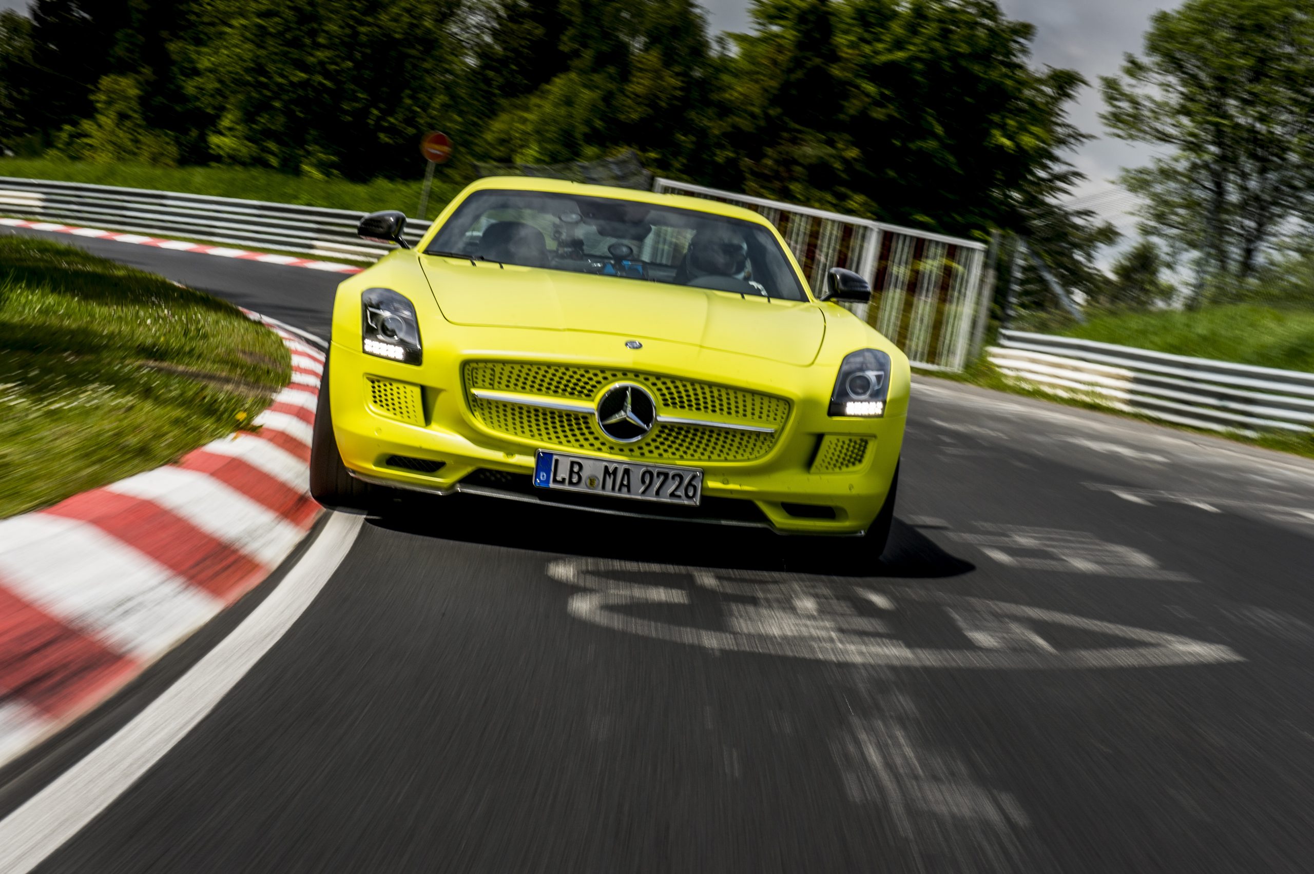 The 2014 SLS AMG Electric Drive was a battery-powered supercar ahead of ...