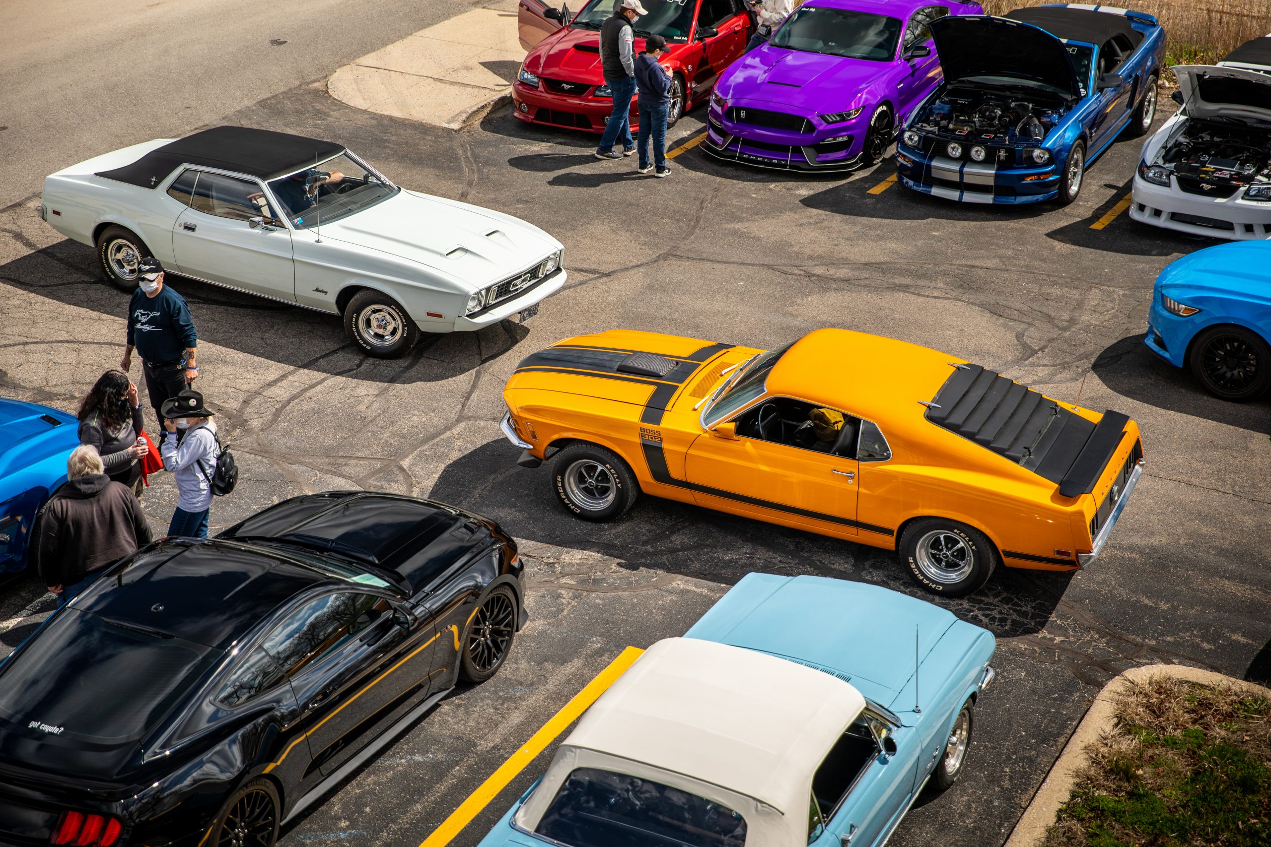 Michigan's Global Mustang Day rally captured the colorful scope of ...