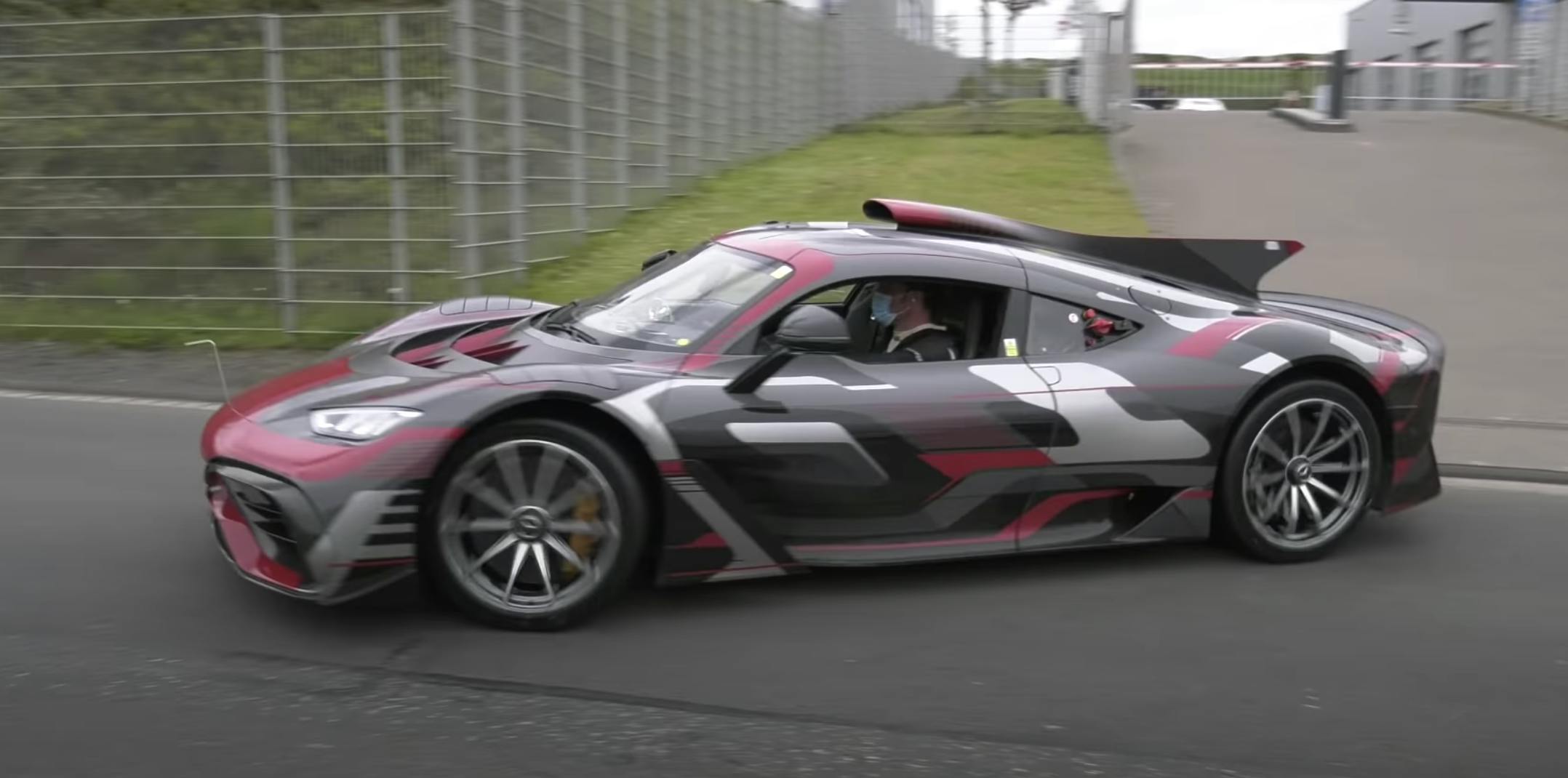 Watch the Mercedes AMG One rip around the Nürburgring with minimal camo ...
