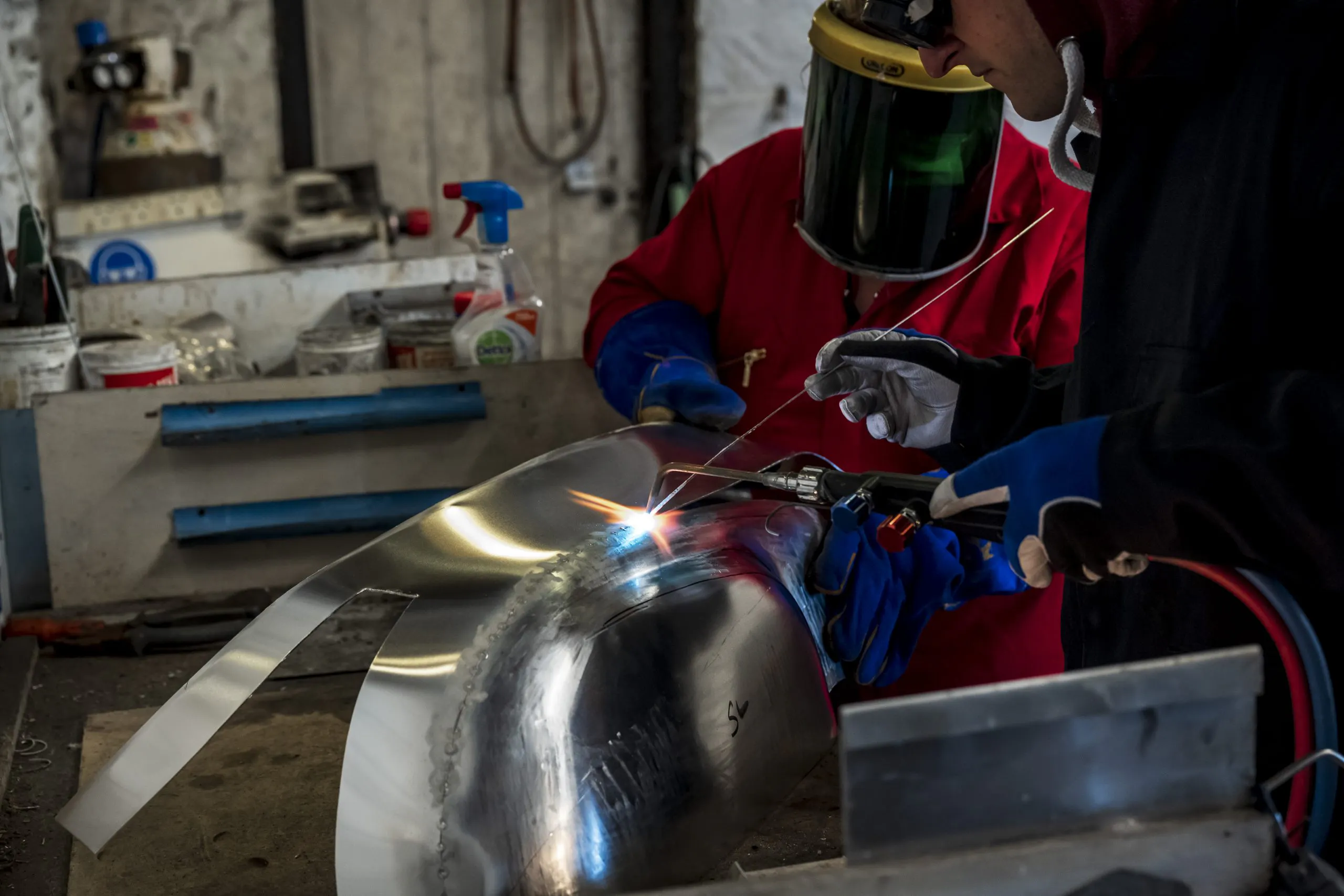 Tanked up: Learning to make aluminum fuel tanks with Tab Classics ...