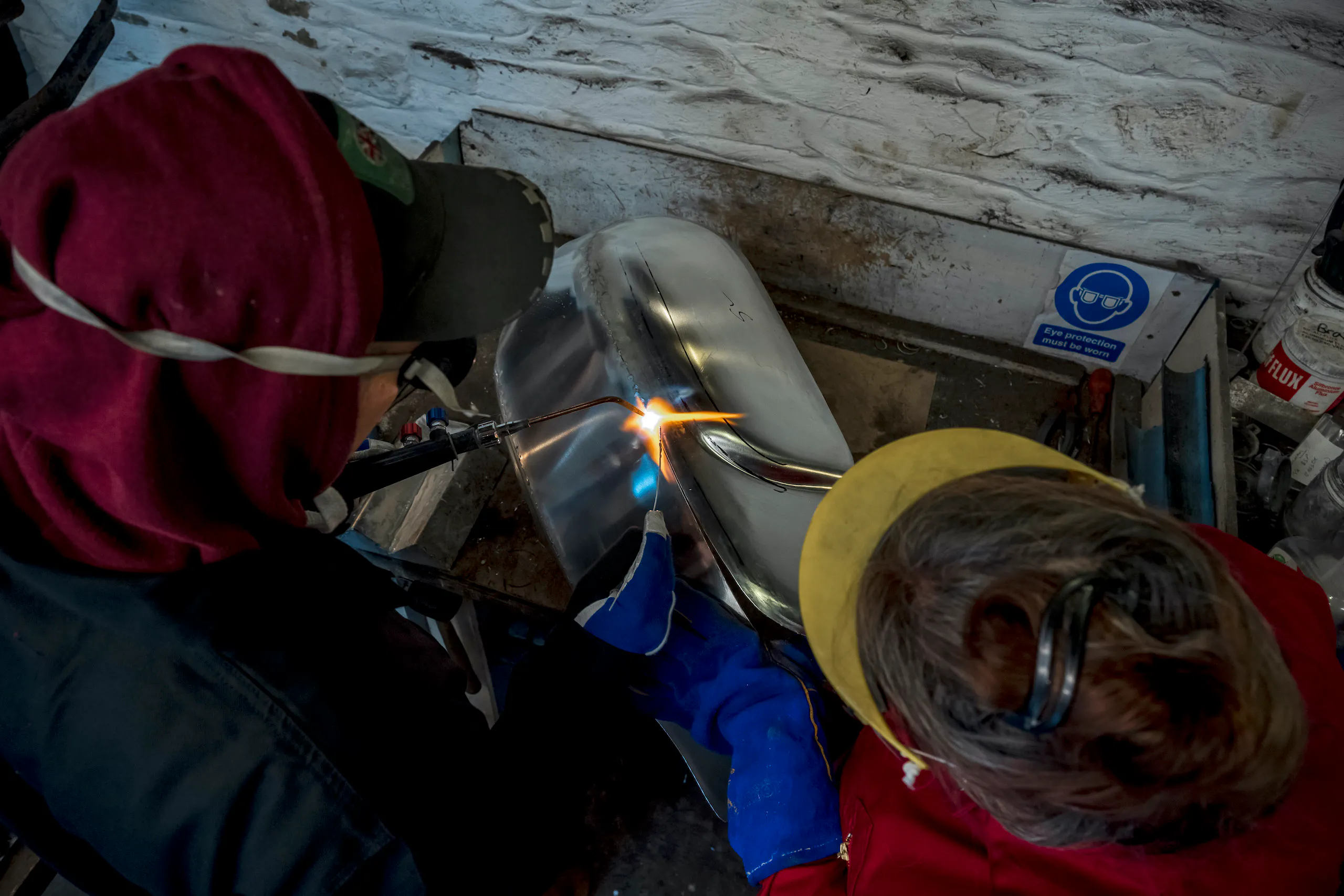 Tanked up: Learning to make aluminum fuel tanks with Tab Classics ...