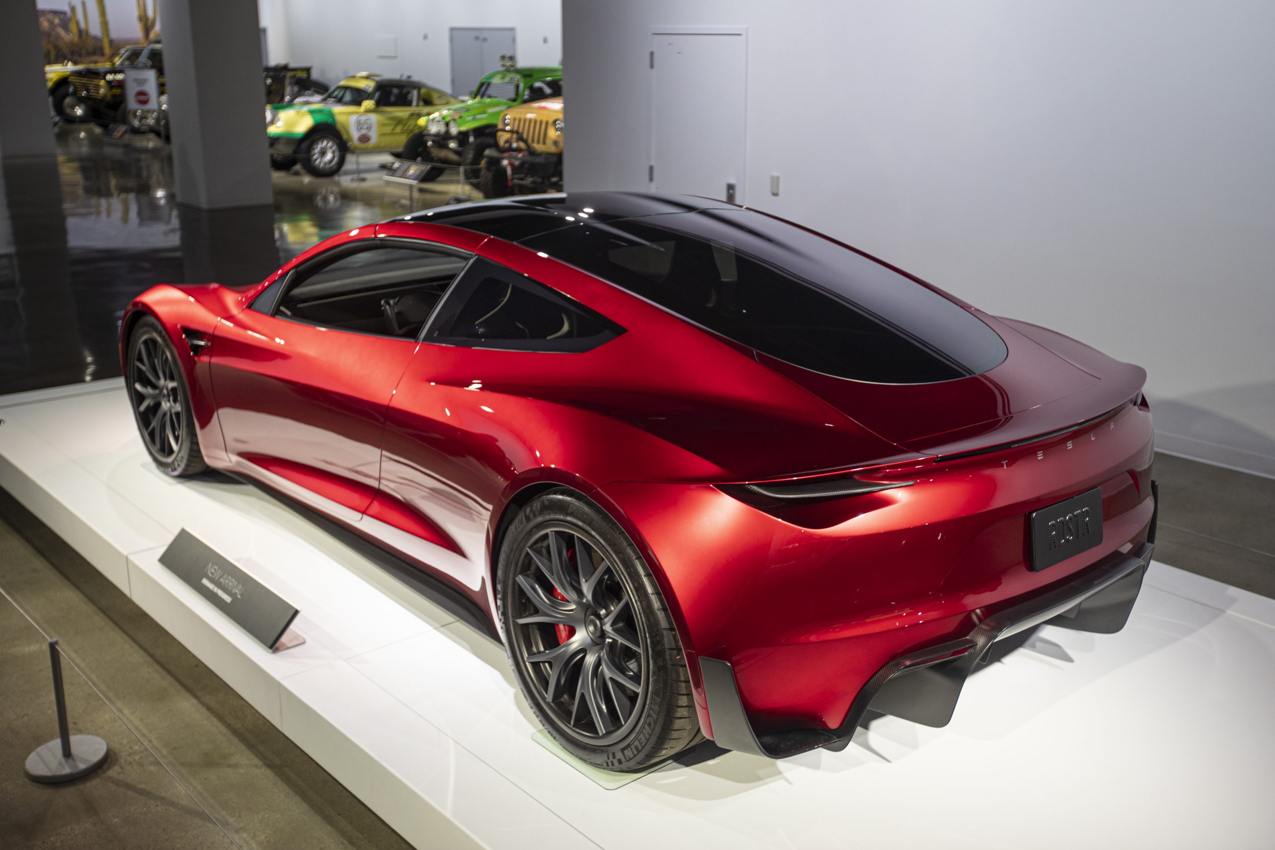 For two weeks, the Petersen Museum is putting the Tesla Roadster on a ...