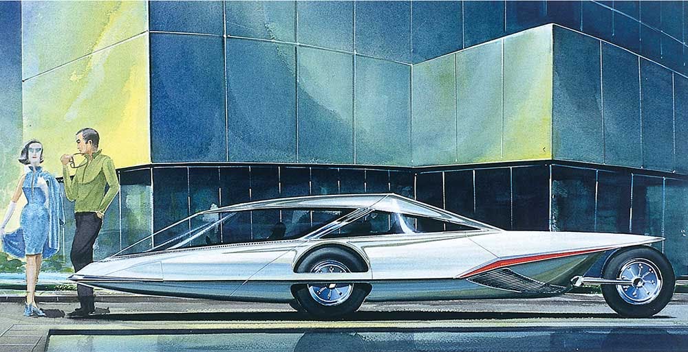 Ever admired vintage automotive sketches in a museum? Thank Fred Sharf ...