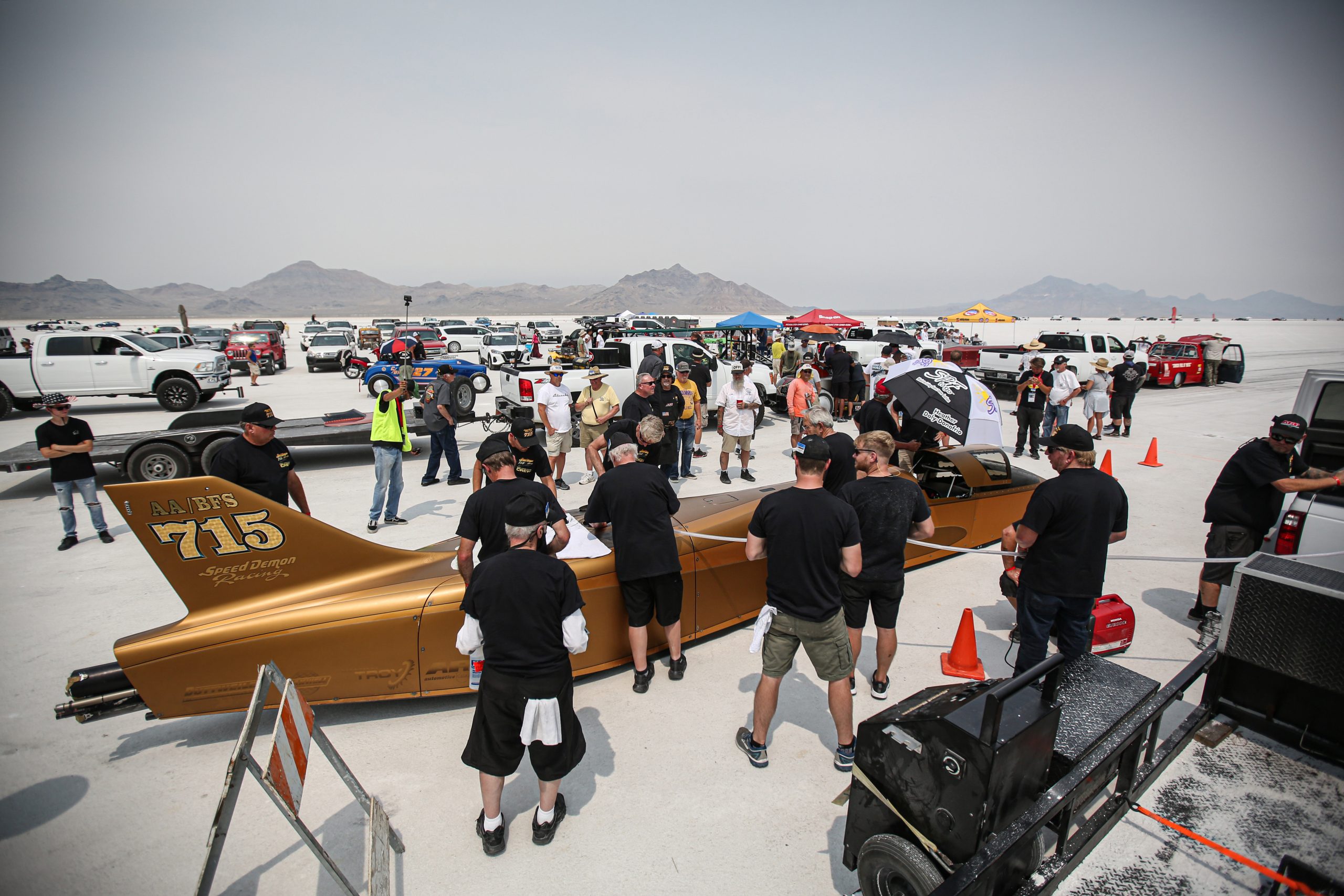 Speed Demon team claims fastest mile at Speed Week for record 10th time ...