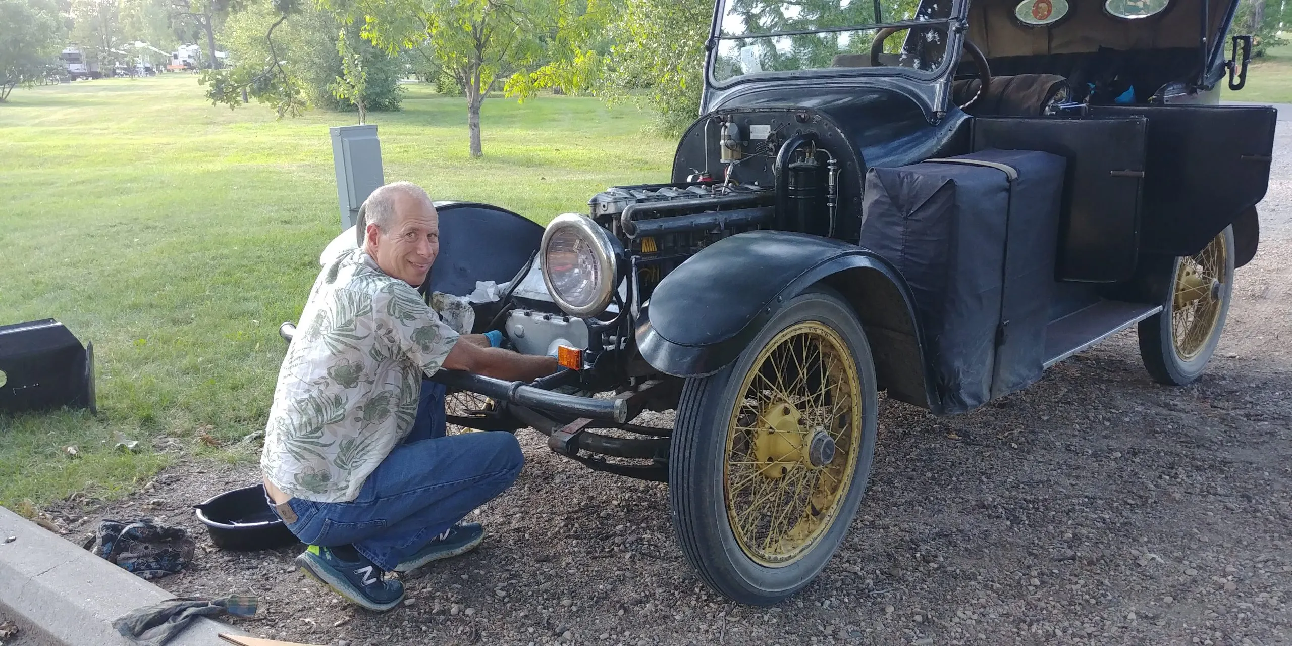 Driving 9300 miles across America in my grandfather's 1919 Franklin ...