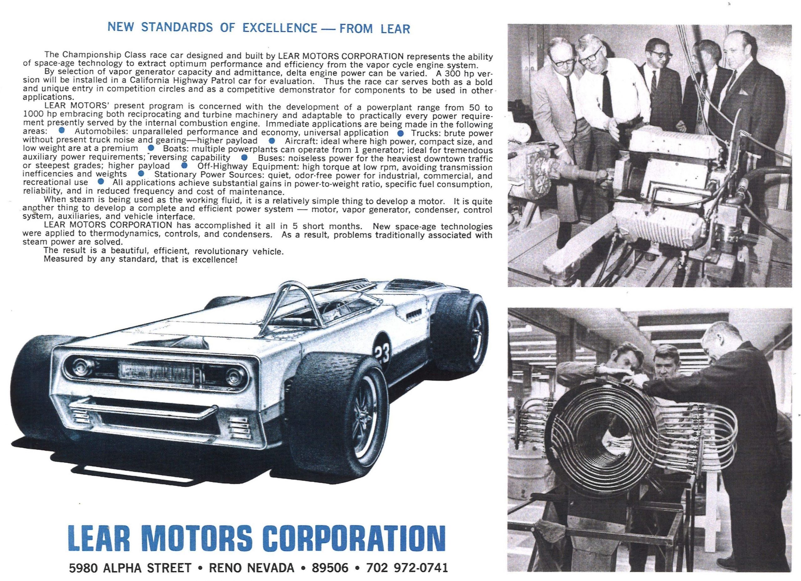 Was Bill Lear's steam-powered Vapordyne more than Indy-racer vaporware ...