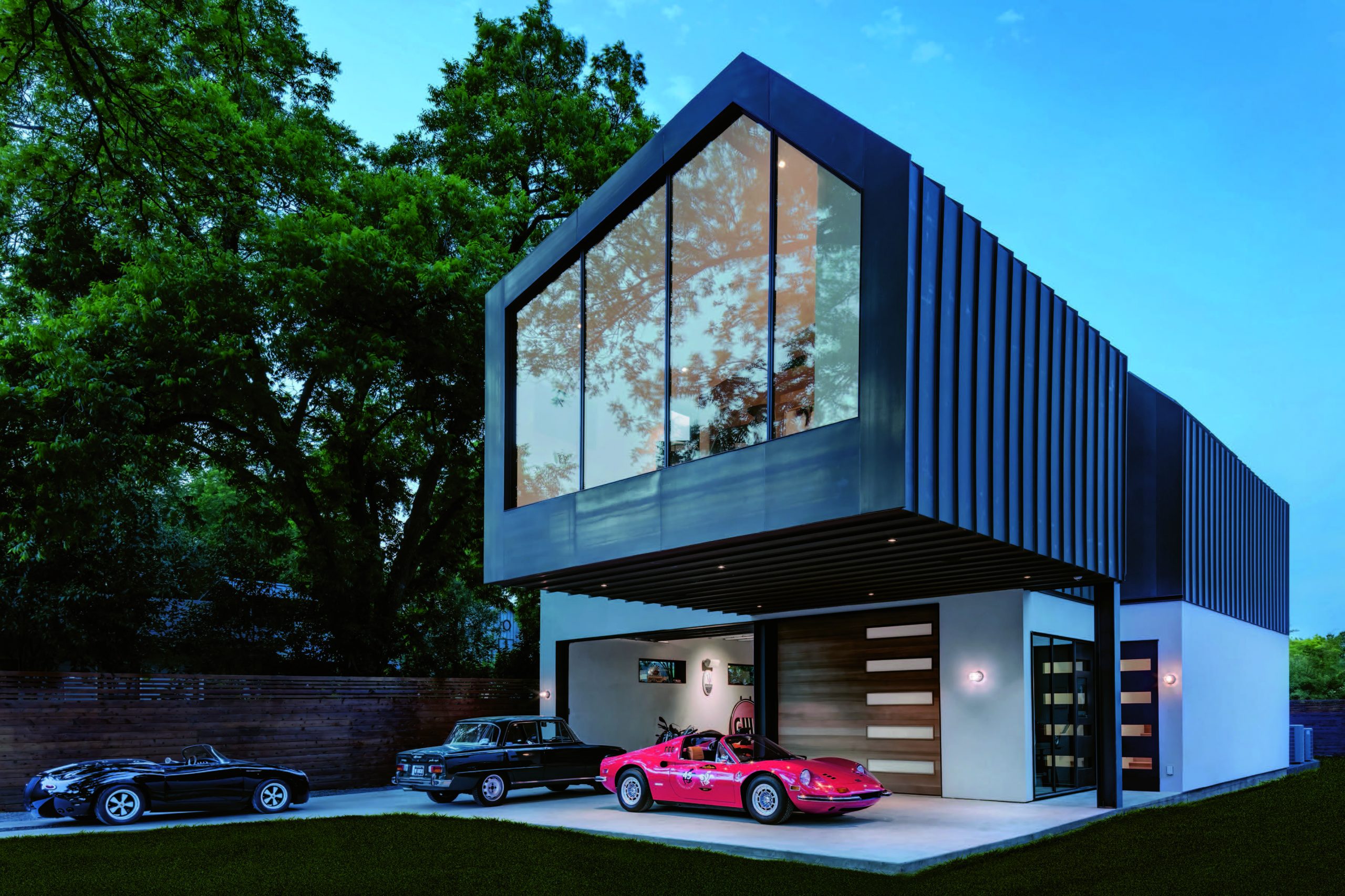 The intersection of cars and architecture is where we'd love to live ...