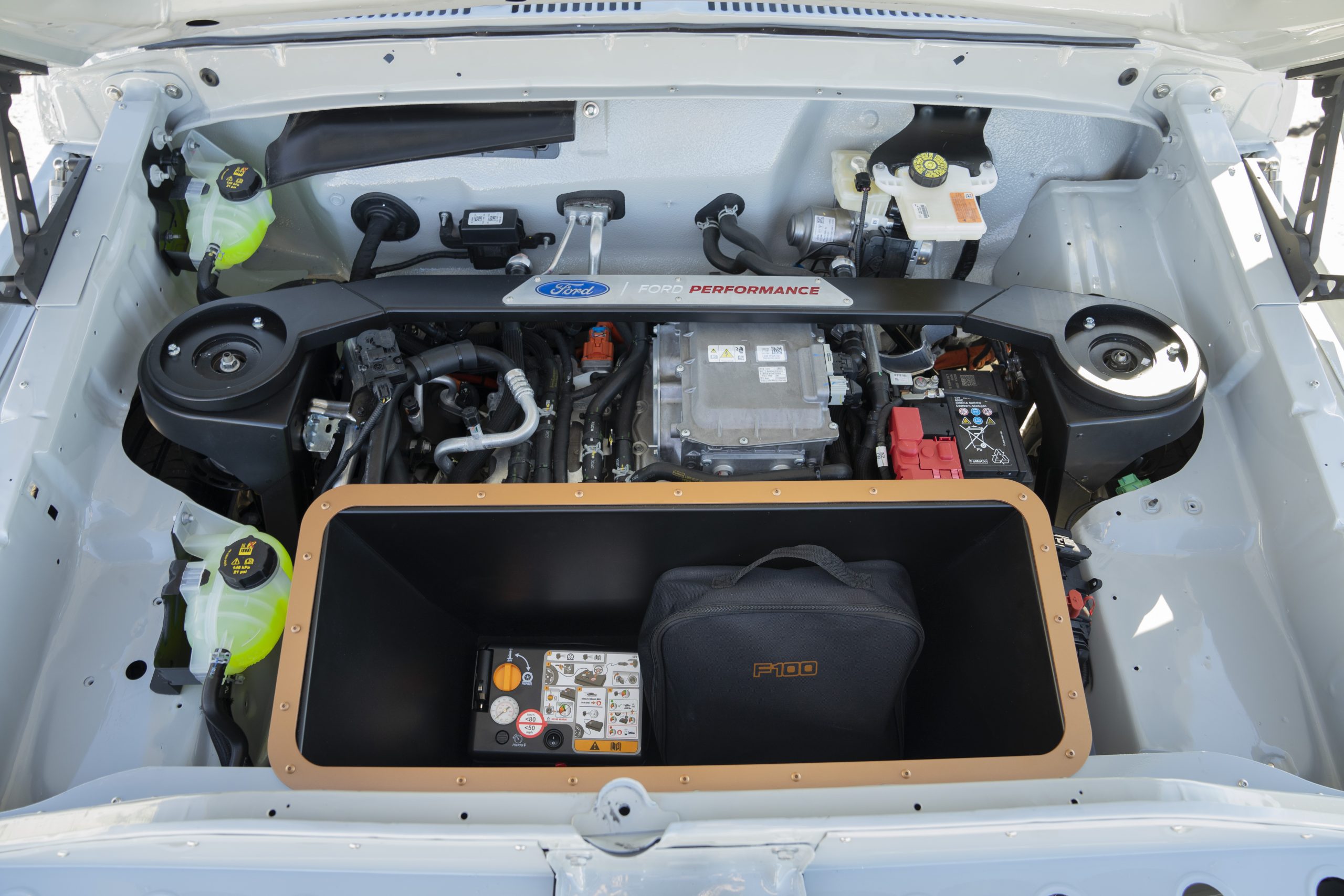 Ford broaches the e-crate fray with F-100 Eluminator concept - Hagerty ...