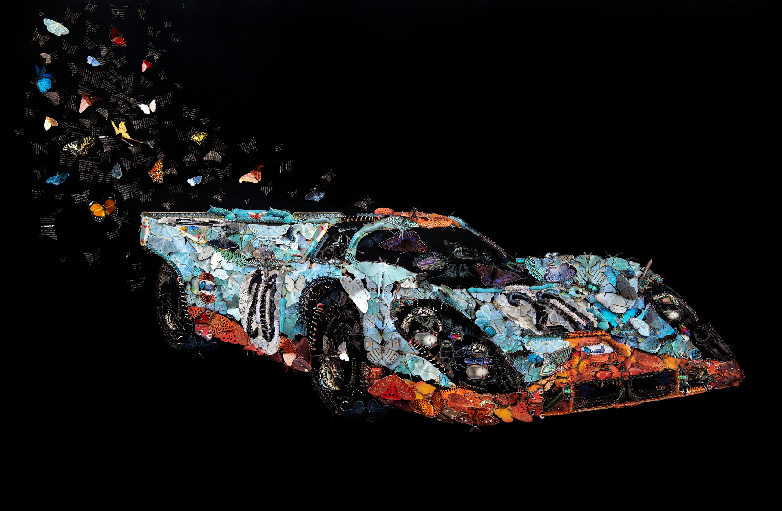 These stirring car collages craft story through organized chaos ...