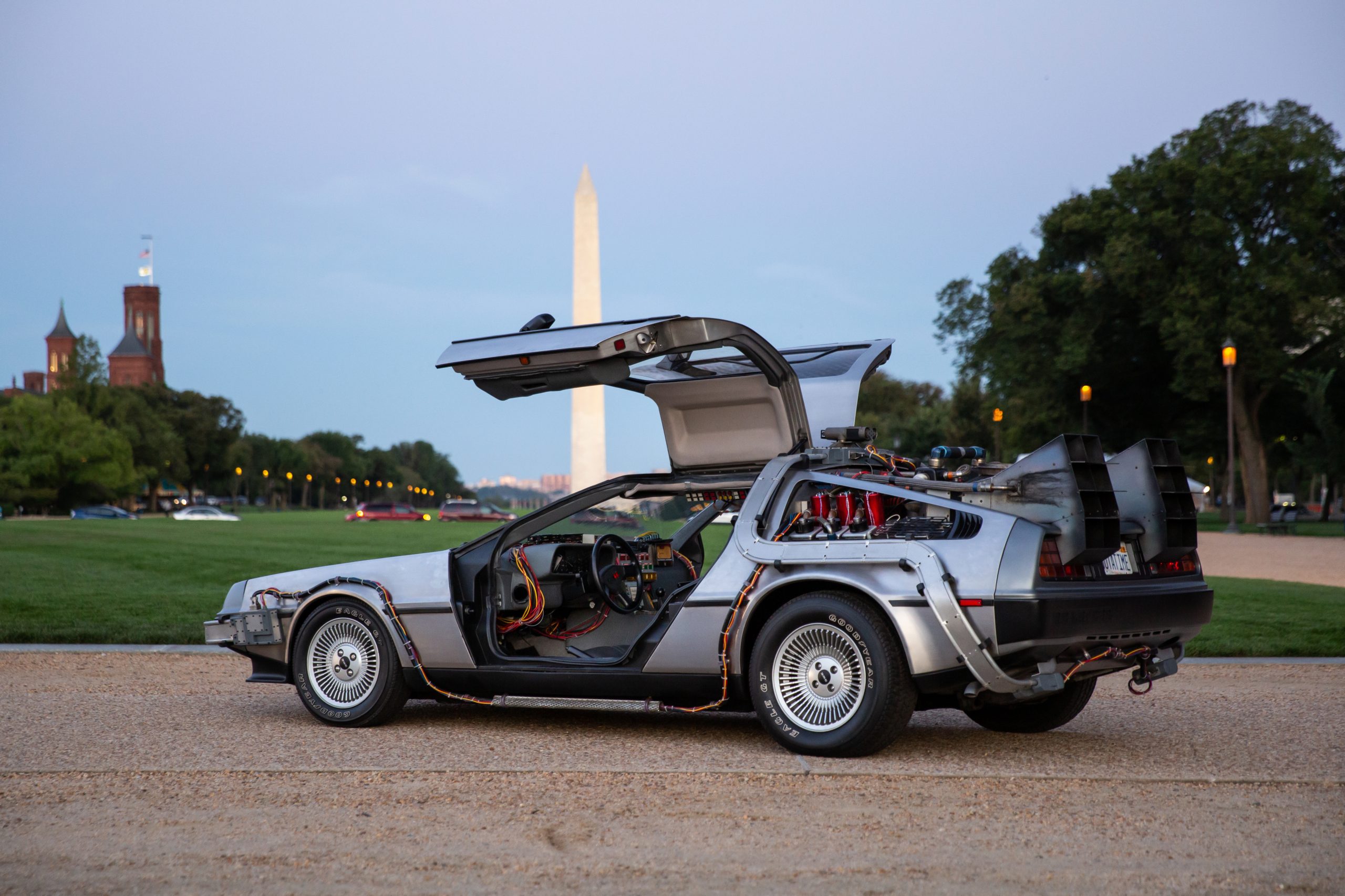 Back to the Future DeLorean back in the spotlight in star-studded ...