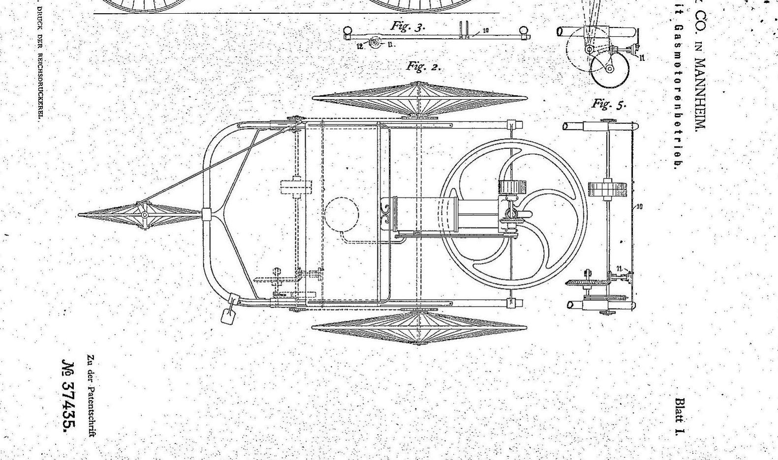 On This Day in 1886: The drawings that showed us the world’s first car ...