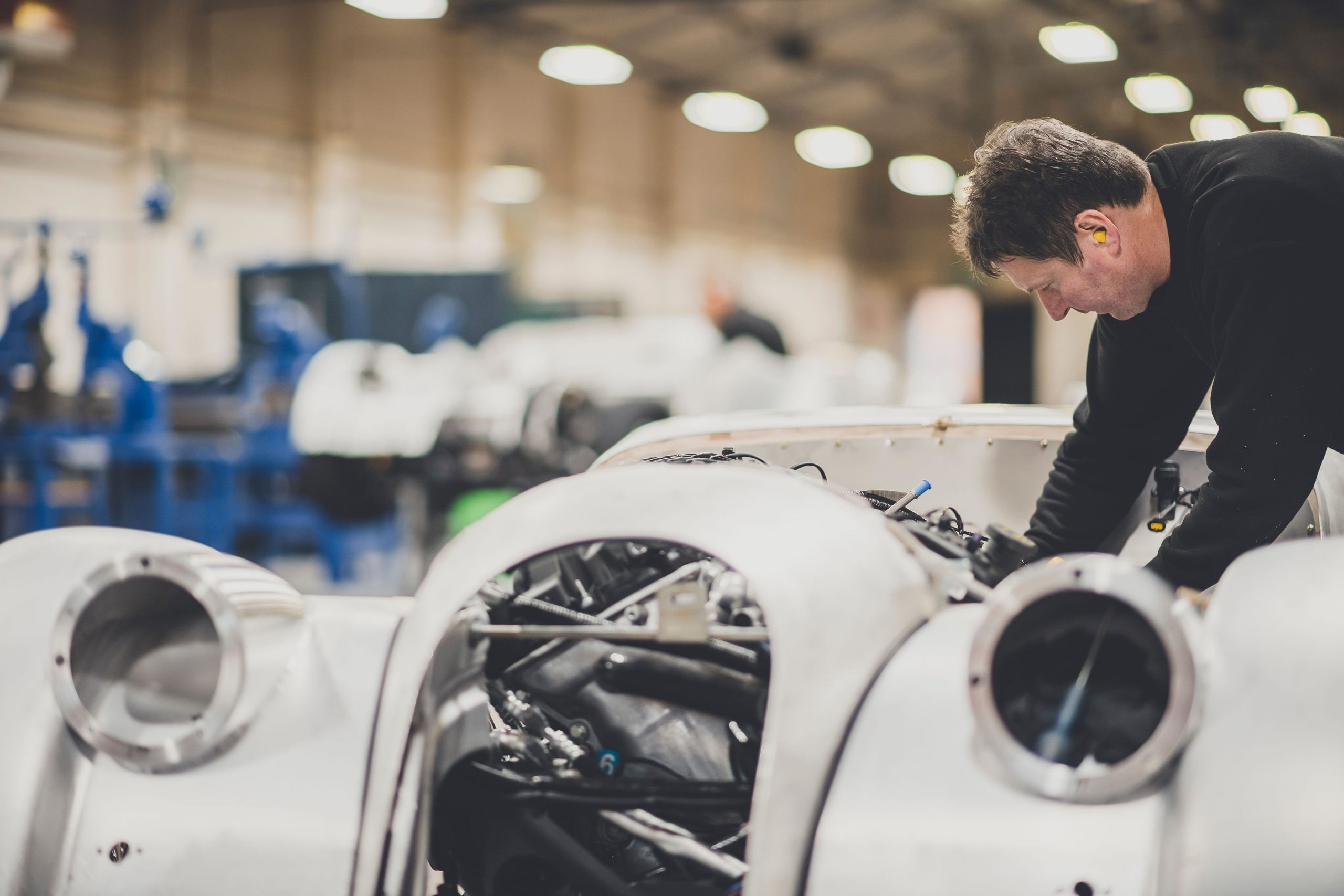 Get hyped for the next 3 Wheeler by flying through Morgan's factory ...