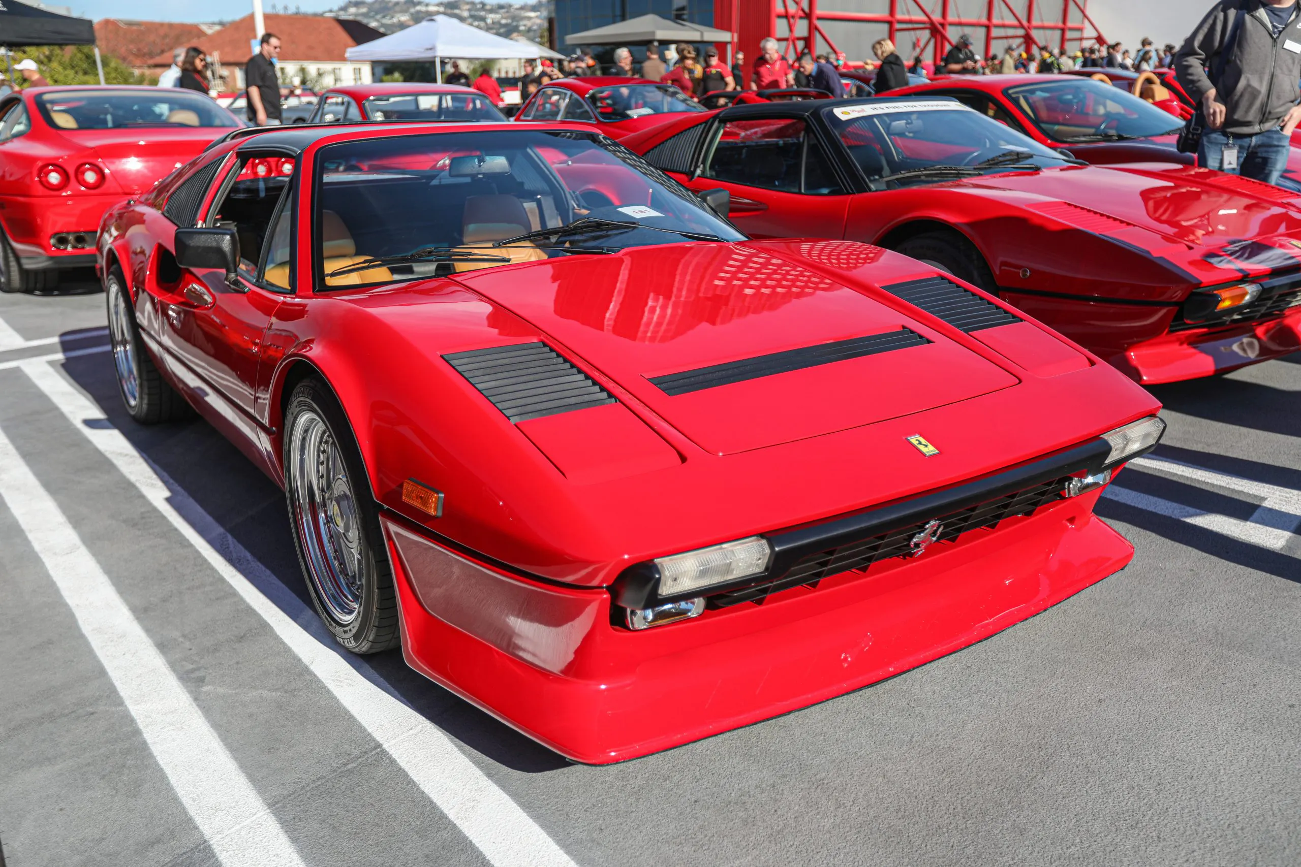 Cruise-in celebrating 75 years of Ferrari was a sea of red, and then ...