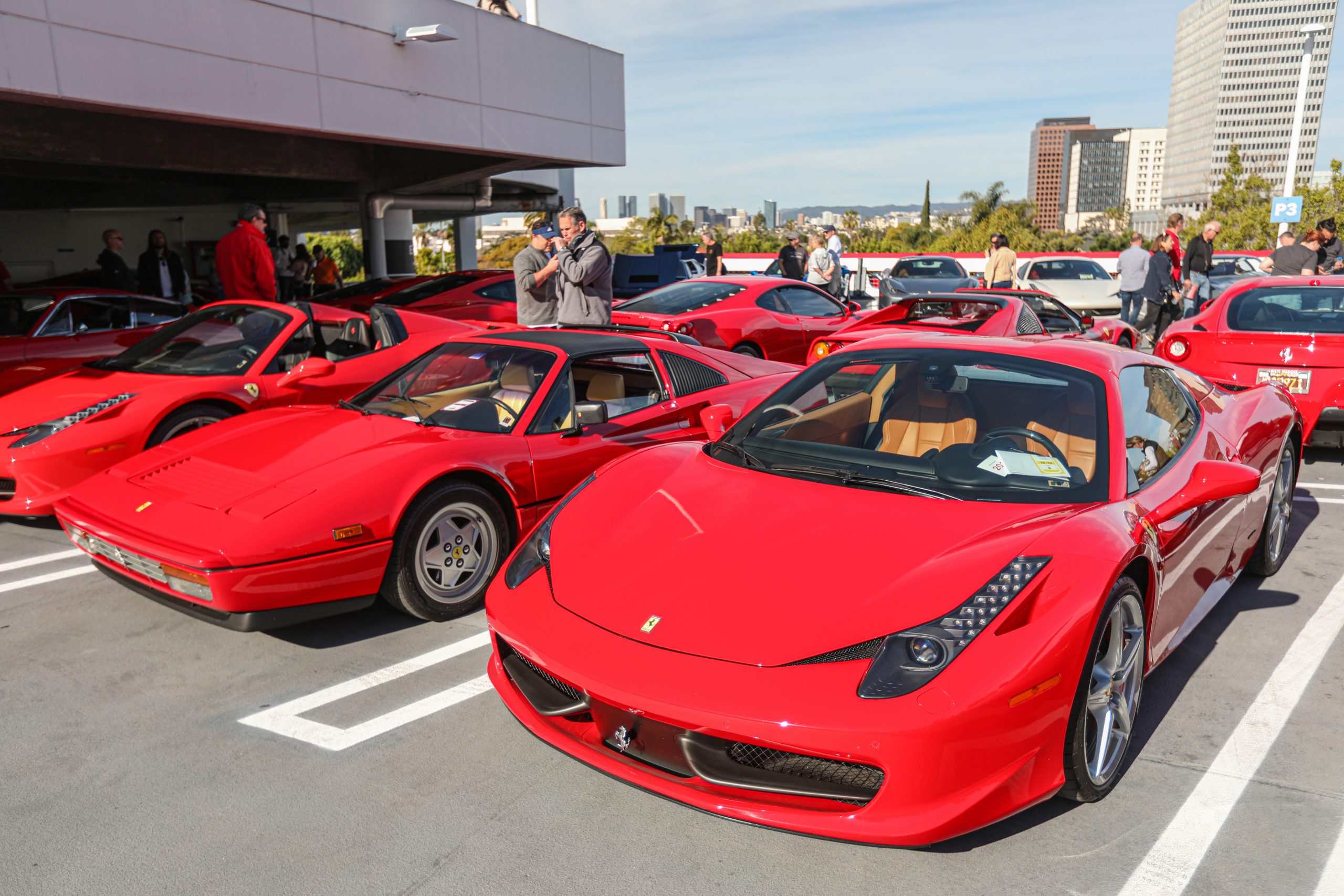 Cruise-in celebrating 75 years of Ferrari was a sea of red, and then ...