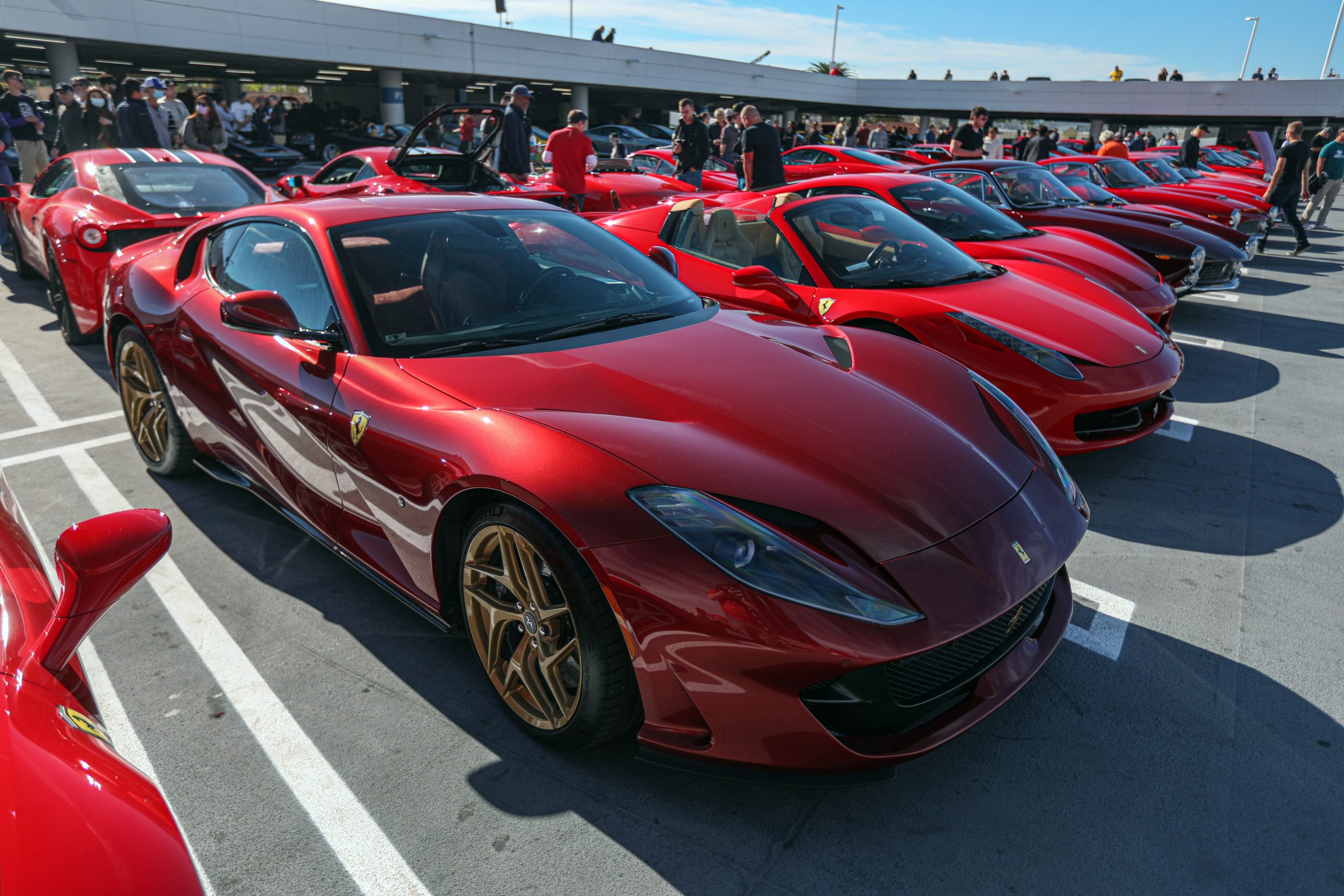 Cruise-in celebrating 75 years of Ferrari was a sea of red, and then ...