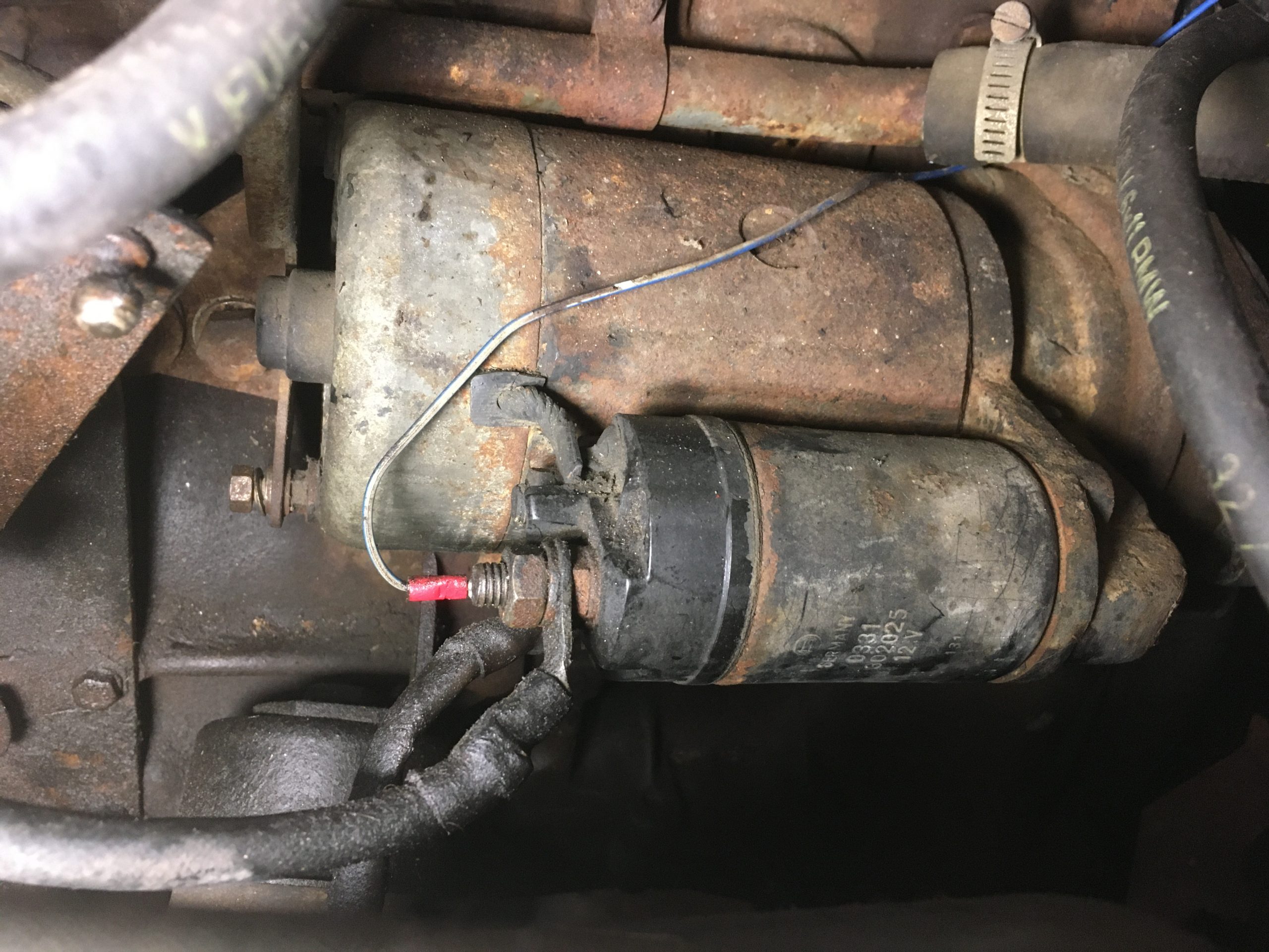 If you work on old cars, a remote starter switch is worth every penny ...