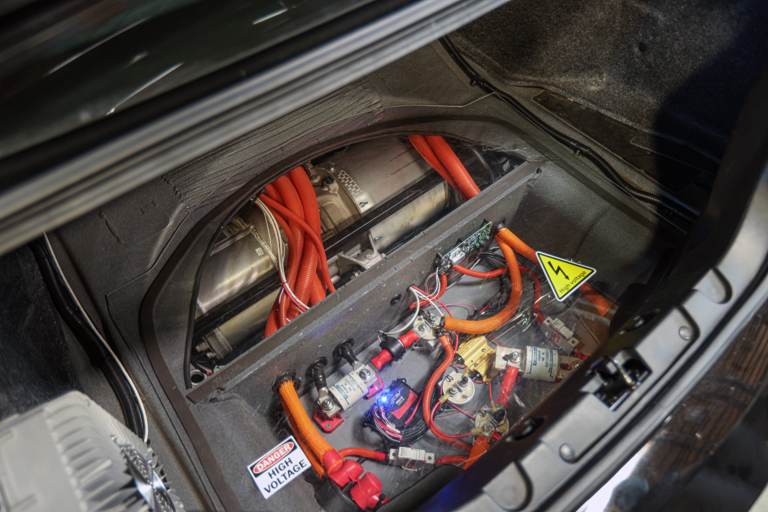 Driving AEM’s Tesla-powered Mustang - Hagerty Media