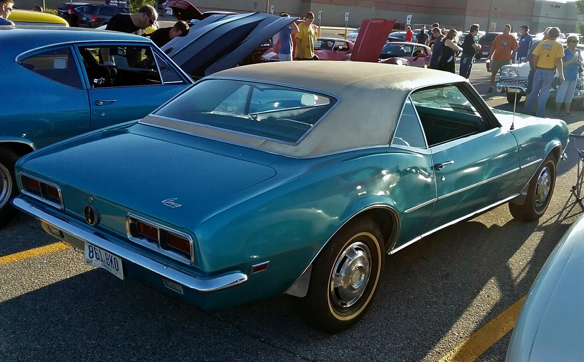 1968 Chevrolet Camaro Rally Sport: Terrific in Tripoli Turquoise ...