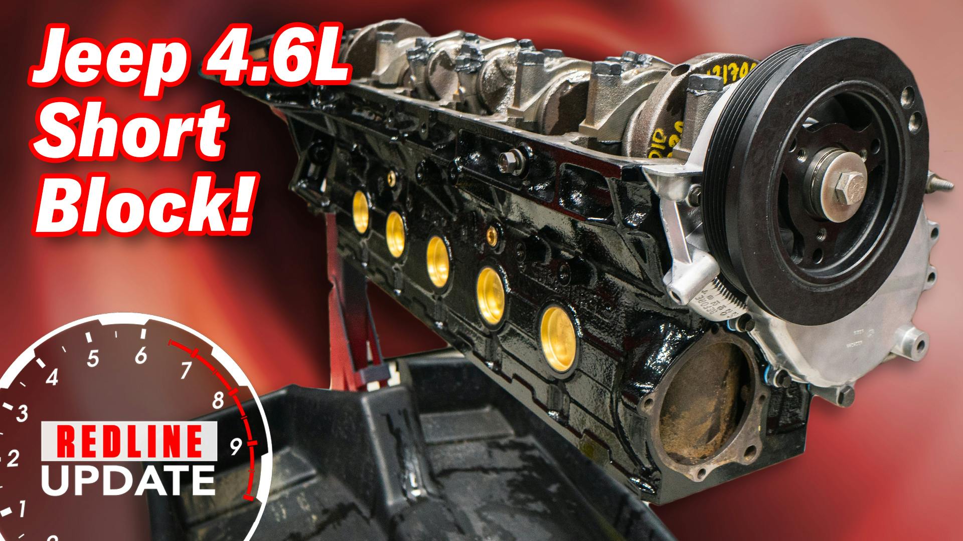 1993 Jeep XJ 4.6L short block assembly - Hagerty Media