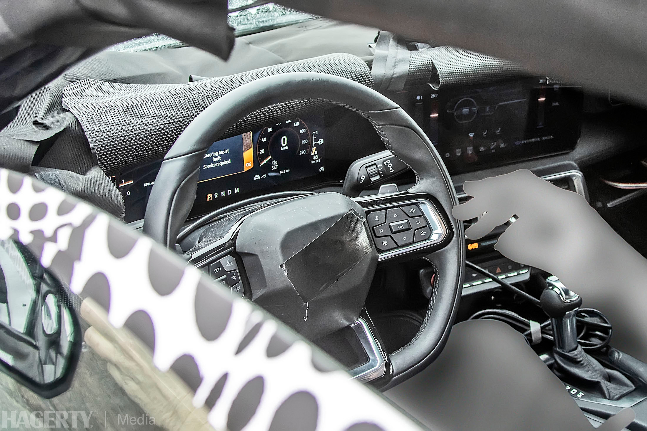 Spied: Next-gen Mustang interior trades retro vents for more pixels ...