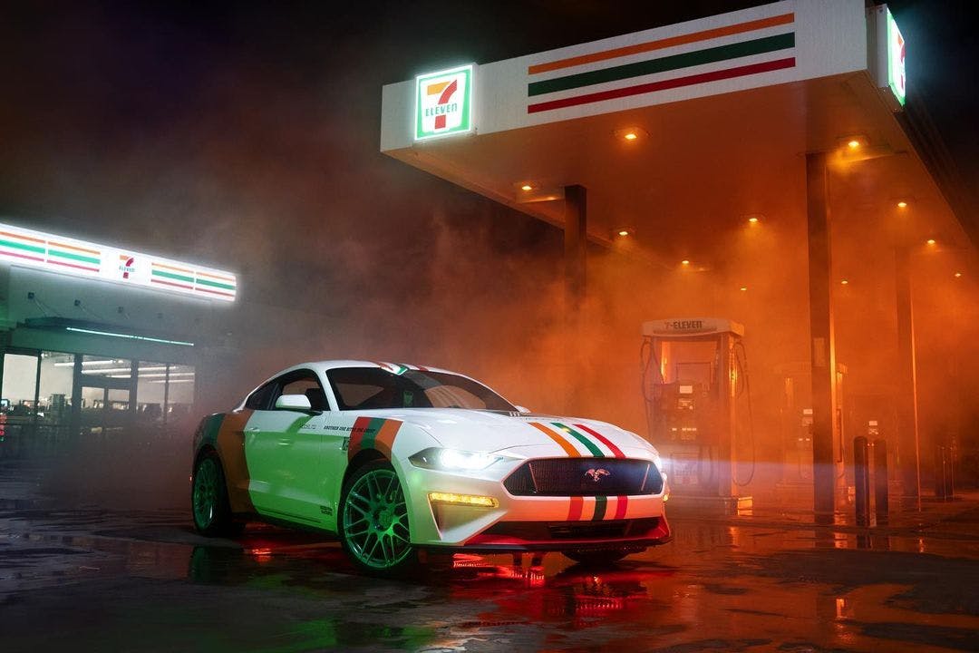 7-Eleven is giving away this snack-tastic "Model 711" Mustang - Hagerty ...