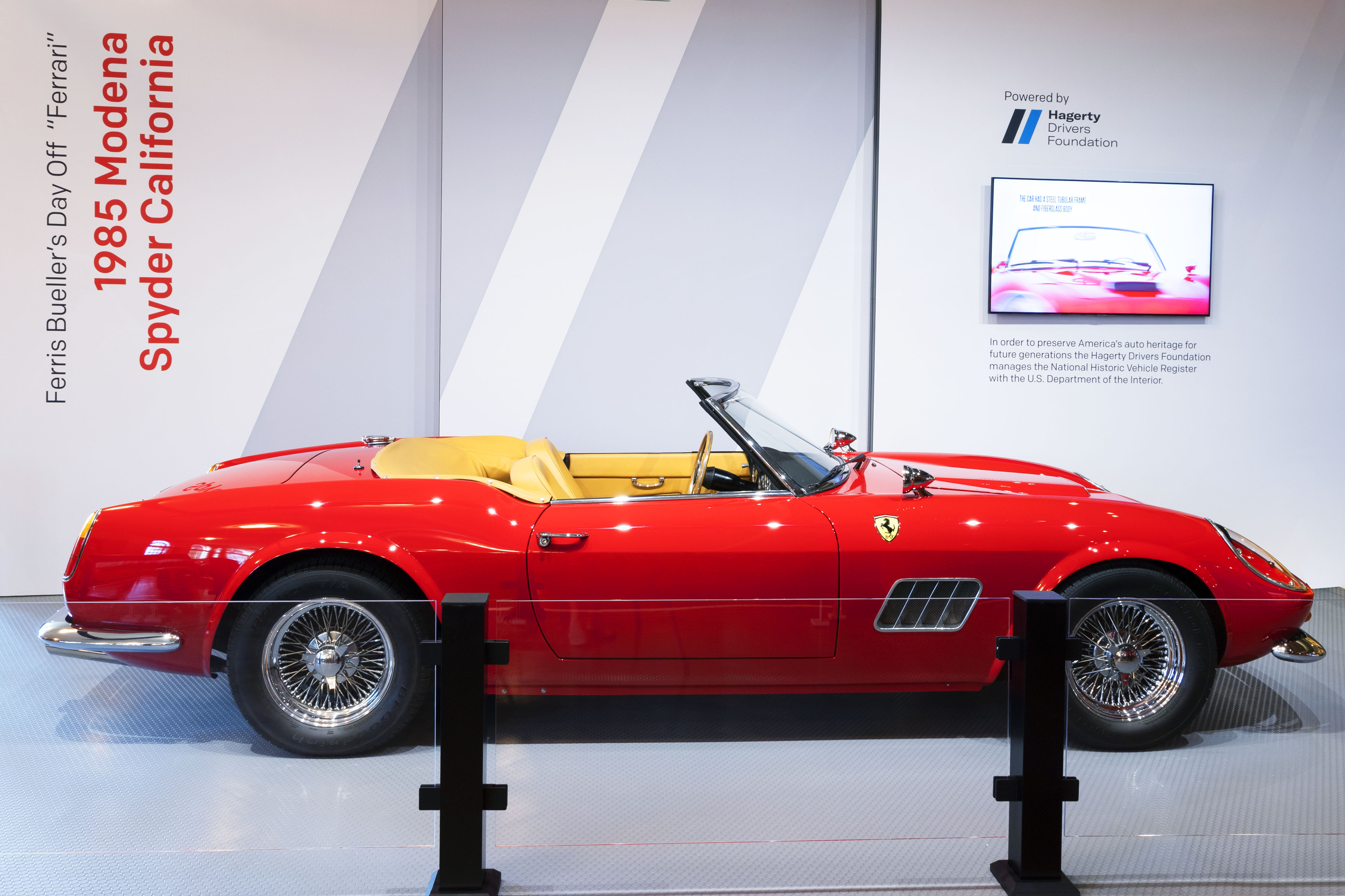 "Ferrari" from "Ferris Bueller" kicks off rotating display of National ...